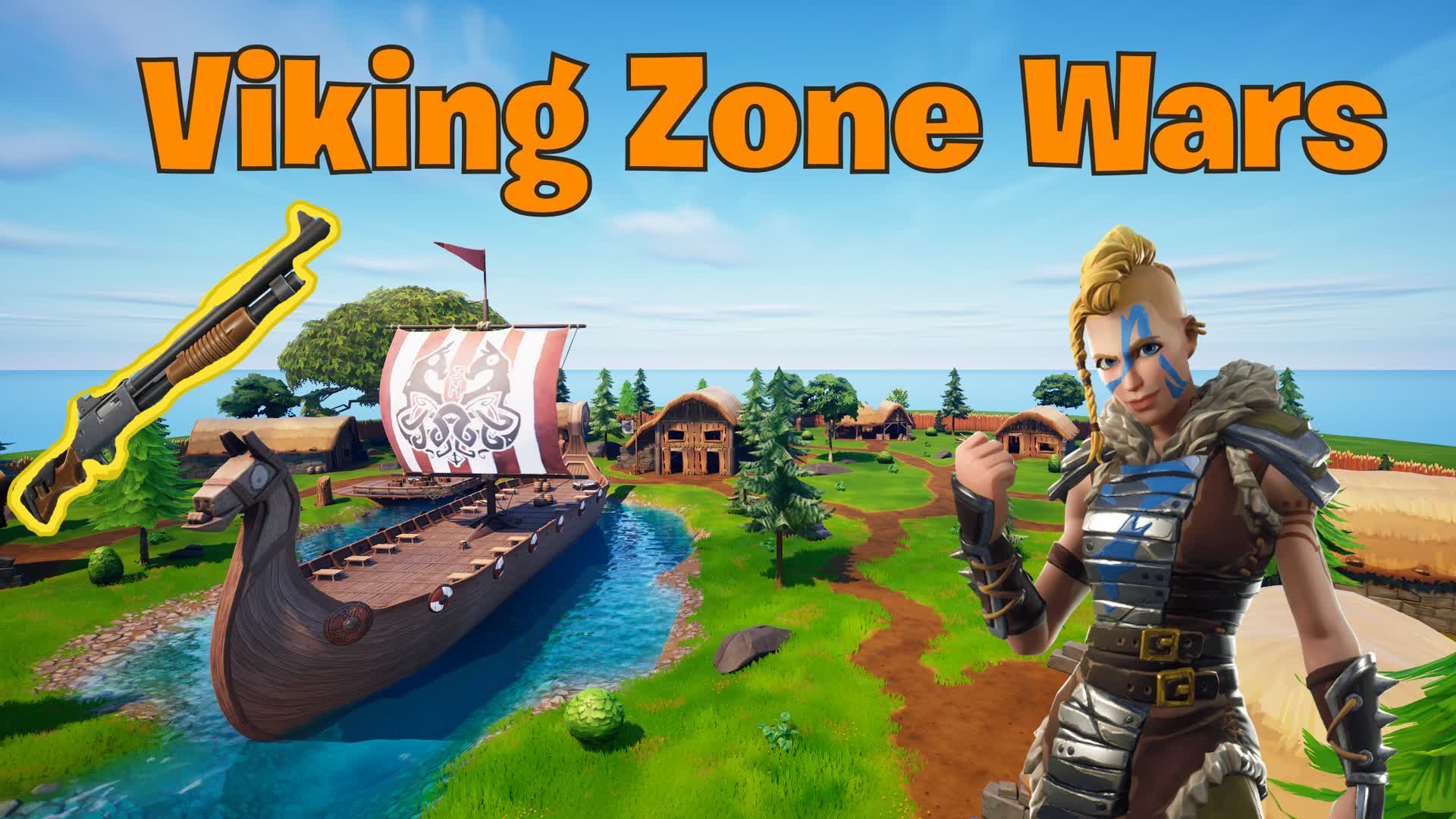 Vikings Zone Wars🗡️ 7884-6189-0243 by tombaa - Fortnite Creative Map ...