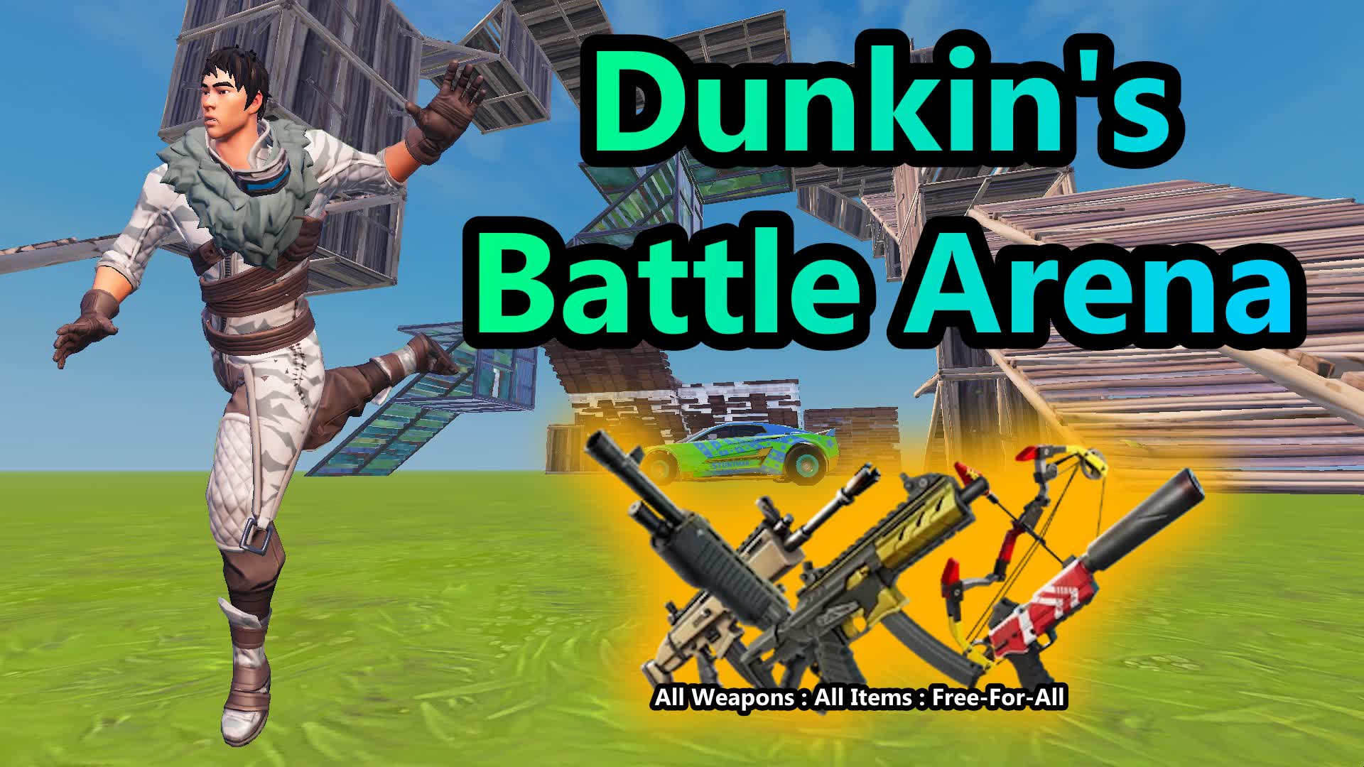 Dunkin's Battle Arena 3513-8533-4108 من ابتكار dunkin - Fortnite