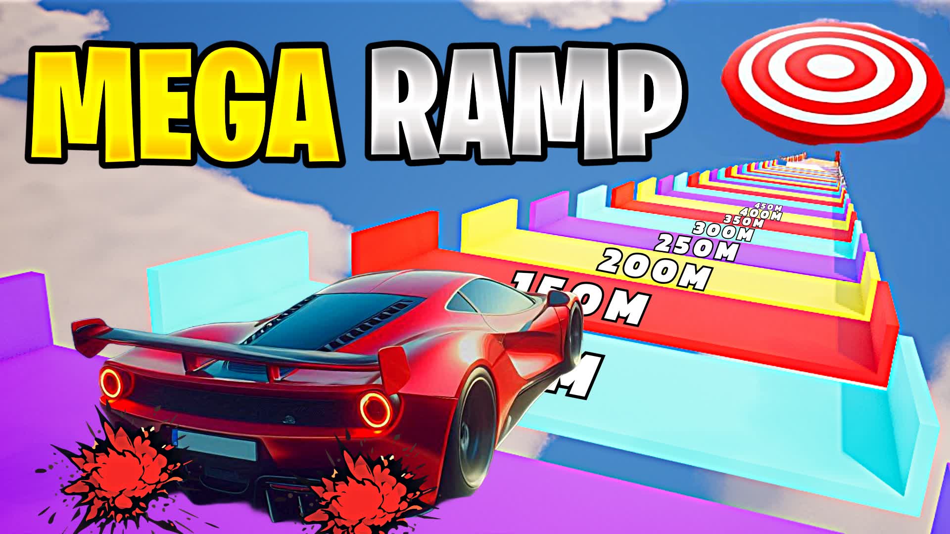 🚗 CRAZY MEGA CARS RAMP RUSH 💥 9952-1023-4986 by yoonieeeee - Fortnite ...