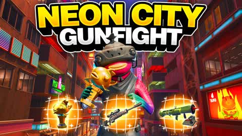 NEON CITY GUN FIGHT 7697-8379-0001 by kroum - Fortnite Creative Map ...
