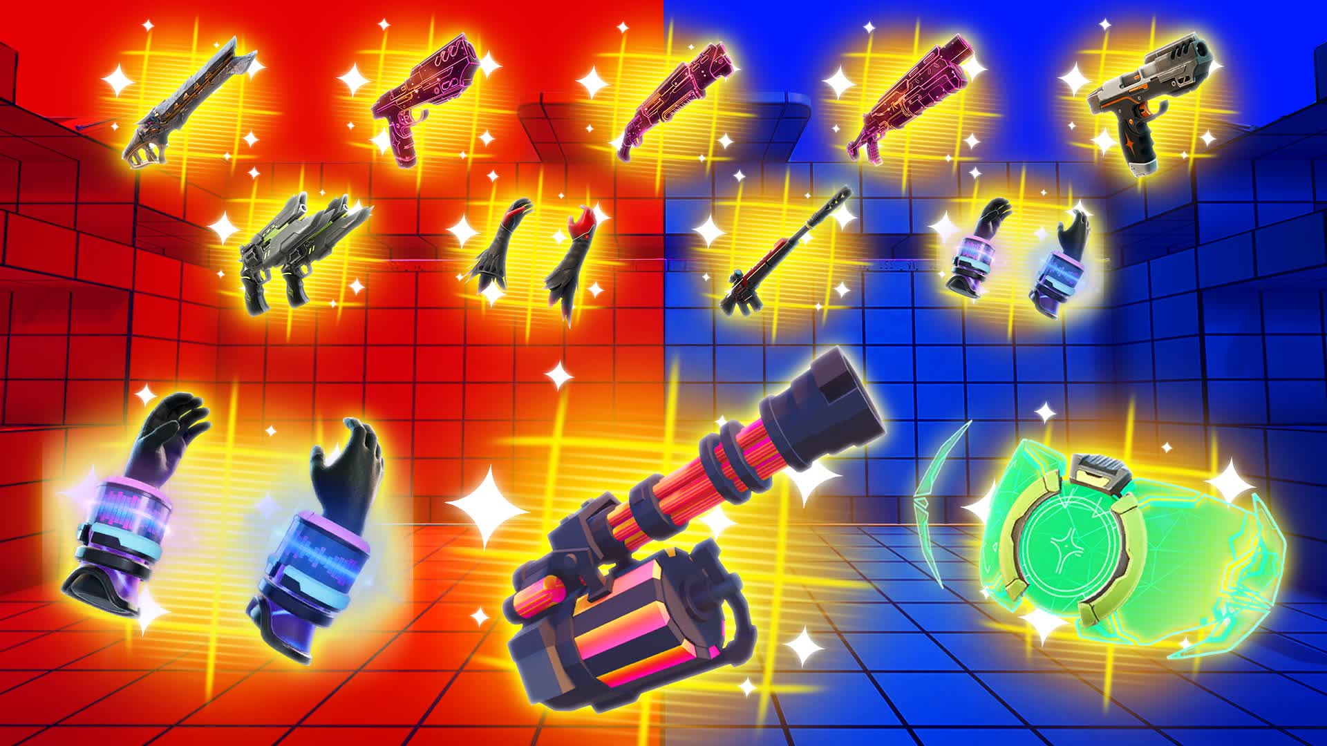 TMNT WATER VS AIR RED VS BLUE🔴🔵 7290-9055-2183 by skyfish - Fortnite ...