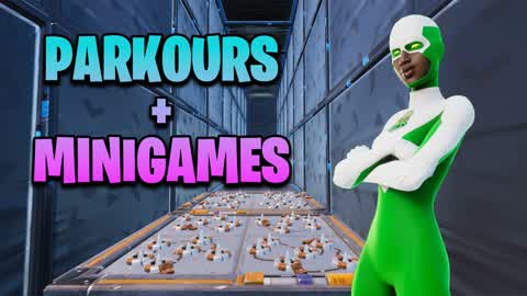 MINIGAMES + PARKOUR 100+ LEVELS 8430-9602-0206 by funnycreator - Fortnite Creative Map Code ...