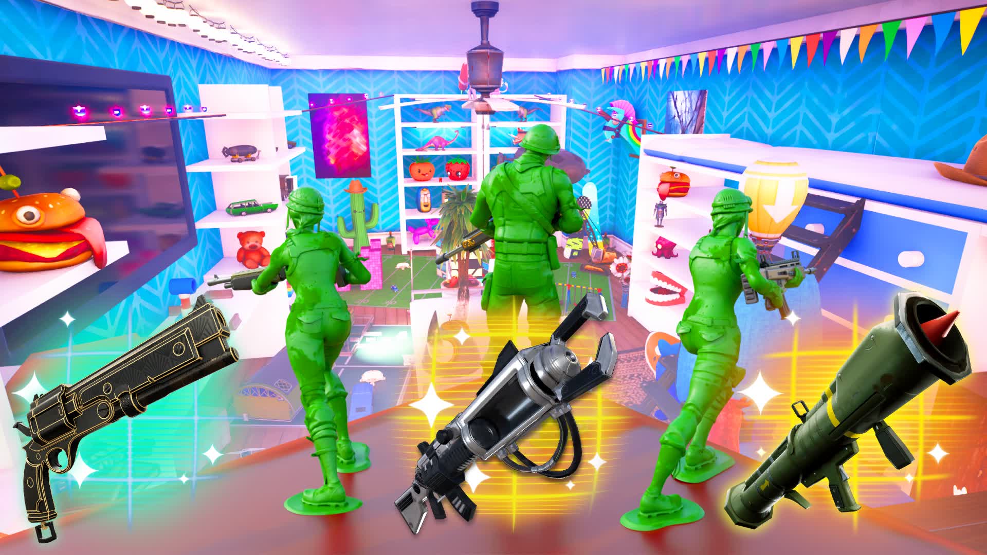 TOY BOX - EVERY GUN - ZONE WARS 🌀 9149-0430-4604 by shifux - Fortnite ...