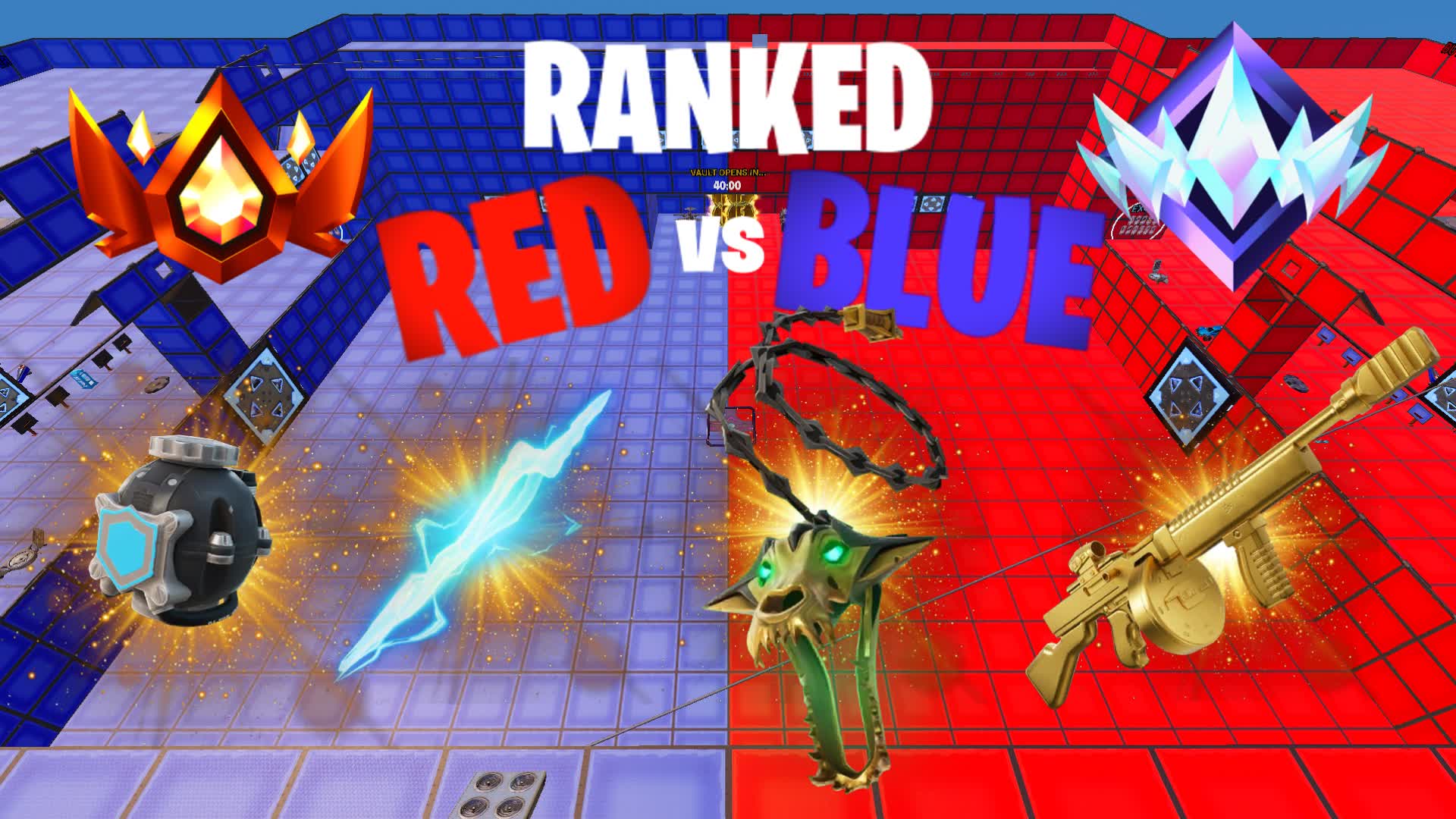 CRAZYY RED VS BLUE 🔴🔵 9811-9776-1548 by clanfm1 - Fortnite Creative Map ...