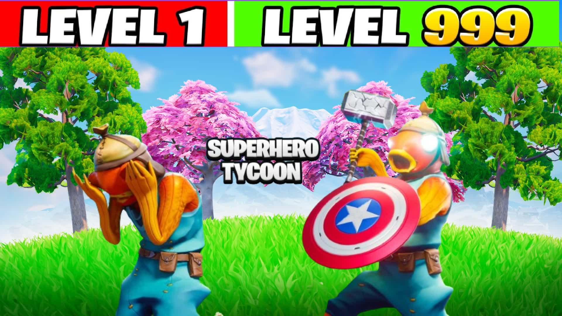 SuperHero Tycoon🦸 0393-3074-7185 by arroni23 - Fortnite Creative Map ...