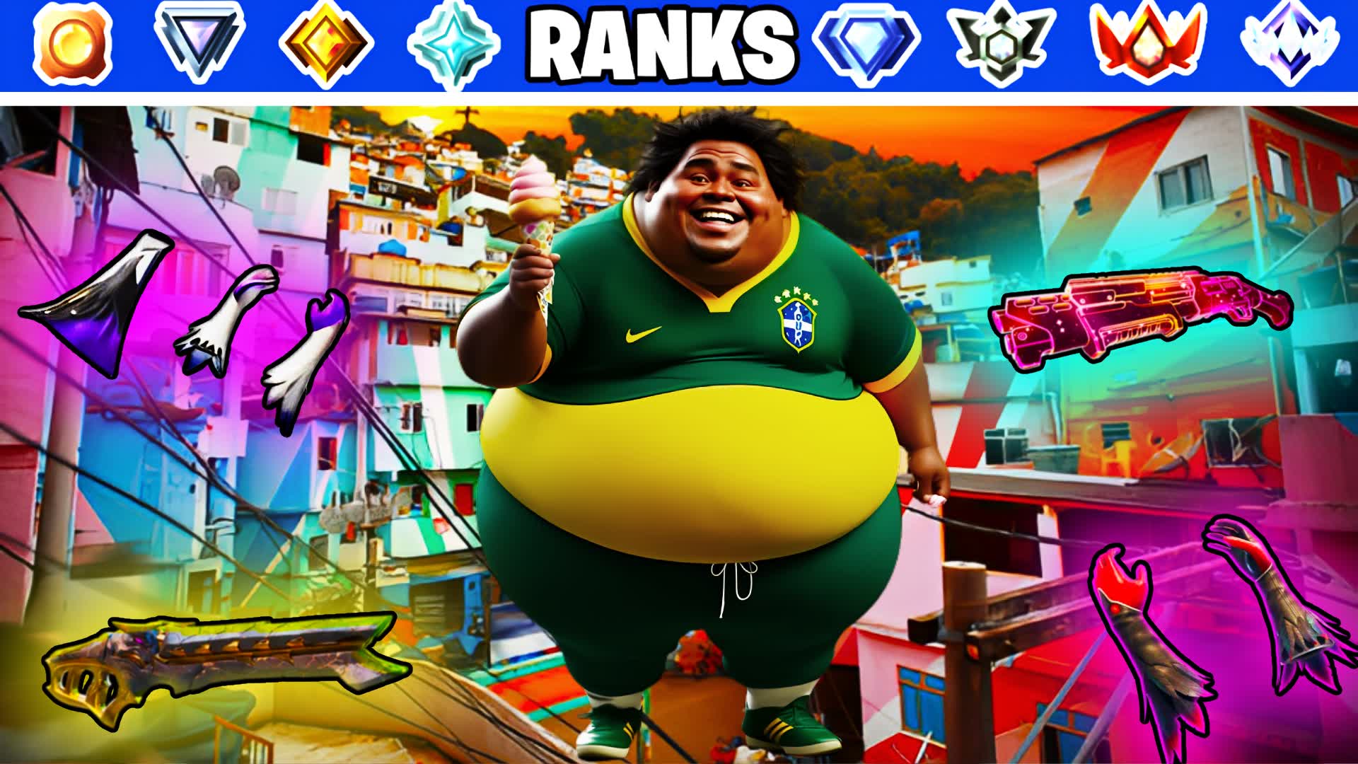 💥 BRAZIL RANKED GUN GAME 🌴 2621-3022-7092 by clan_usas - Fortnite ...