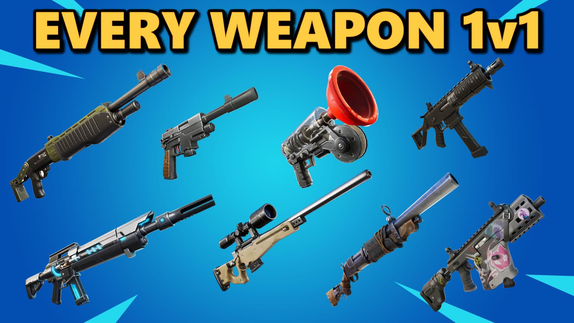 EVERY WEAPON 1v1! 🔫 1531-6079-1482 by daveyblazey - Fortnite Creative Map Code - Fortnite.GG