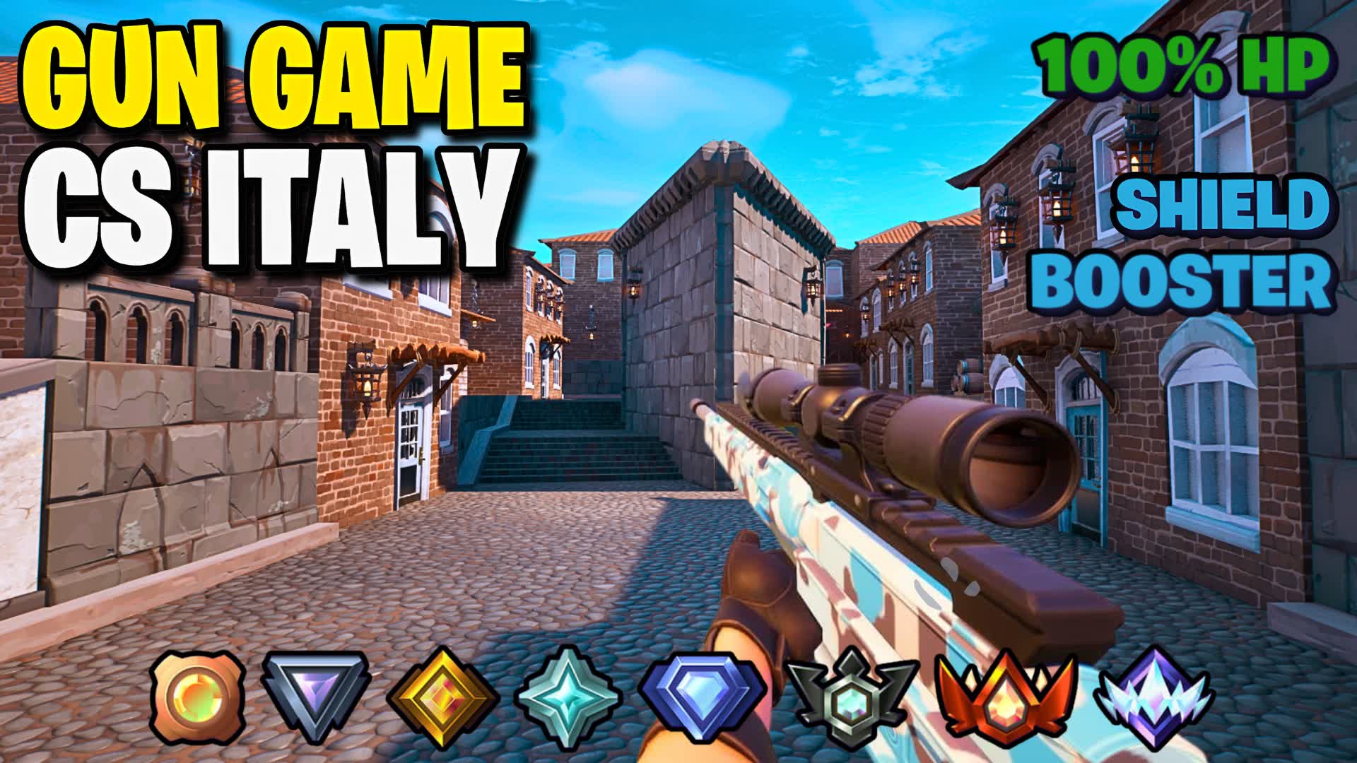 🔫FPS GUN GAME🎯 100% HP💥 - CS ITALY⭐ 0004-6533-6849 من ابتكار victoryv ...