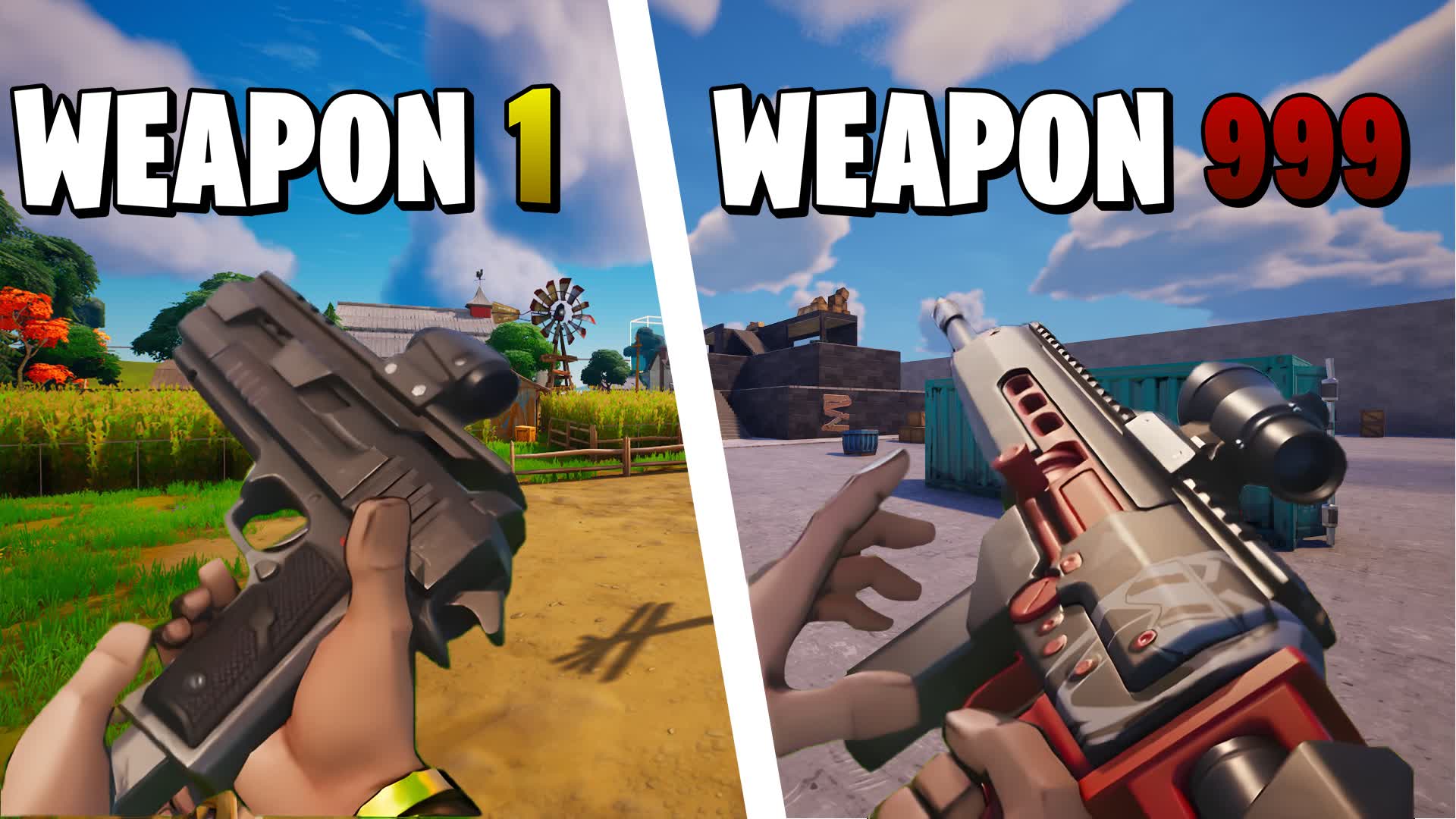 FIRST PERSON GUN GAME🎯-INFINITE 6660-4055-9229 by mazuaz - Fortnite Creative Map Code - Fortnite.GG