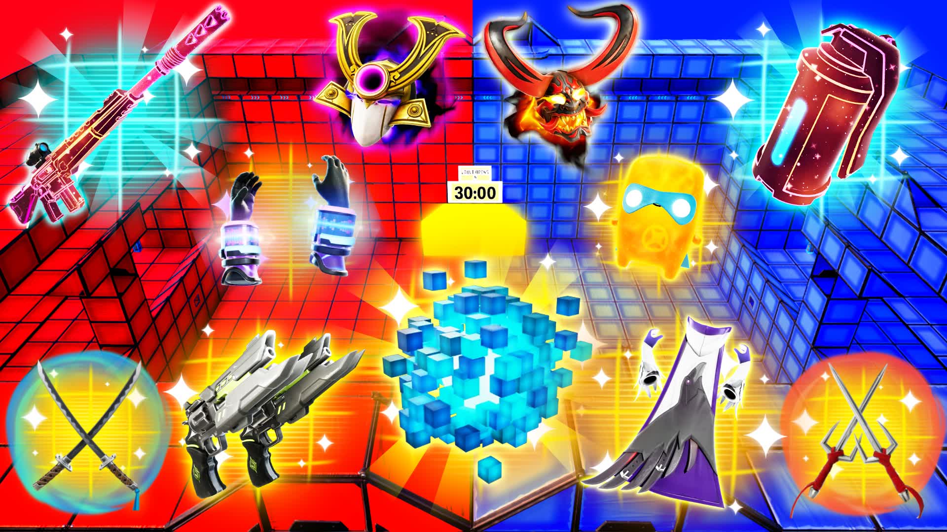 DEMON RED VS BLUE 🔴🔵 6874-6269-7852 by 7sky - Fortnite Creative Map Code - Fortnite.GG