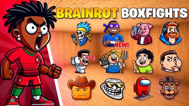 Brain rot box fights📦 1695-8416-3712, de brainrotgamer — Fortnite