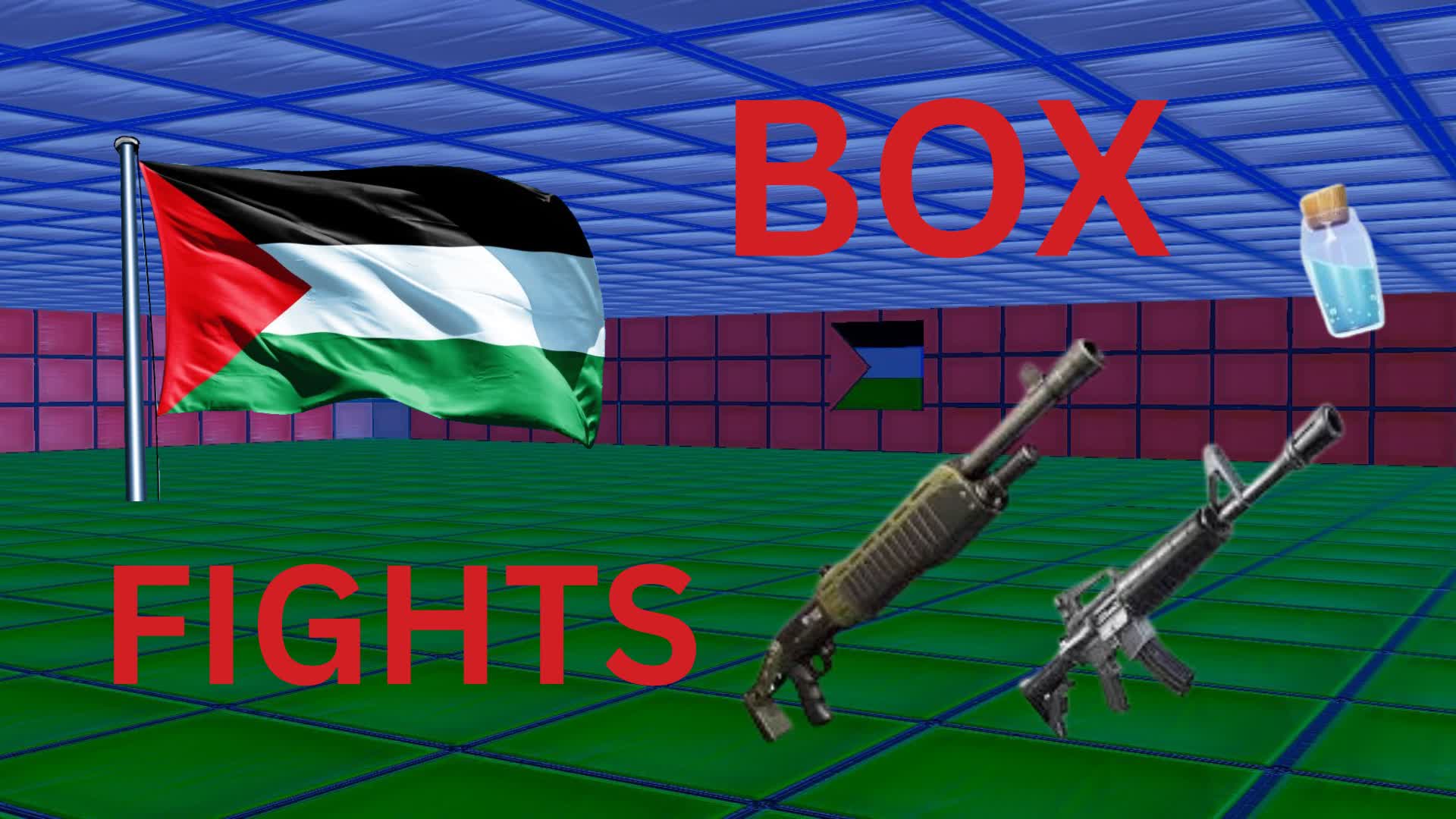 Palestine Themed Box PVP 3682-9370-4798 by snaa - Fortnite Creative Map Code - Fortnite.GG