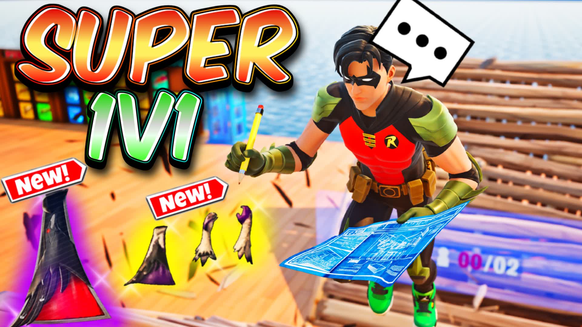 Bonez Super 1v1 Build Fights! 0402-2017-1572 by badbonez - Fortnite Creative Map Code - Fortnite.GG