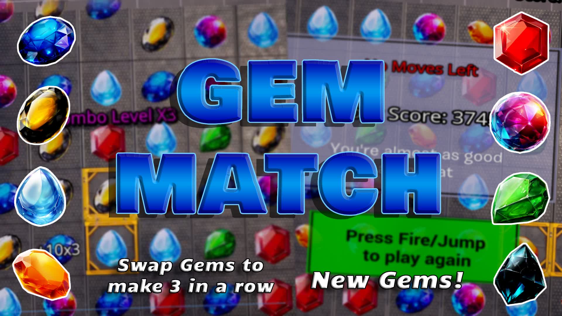 Gem Match 7021-7820-8082 by deepfathom - Fortnite Creative Map Code - Fortnite.GG