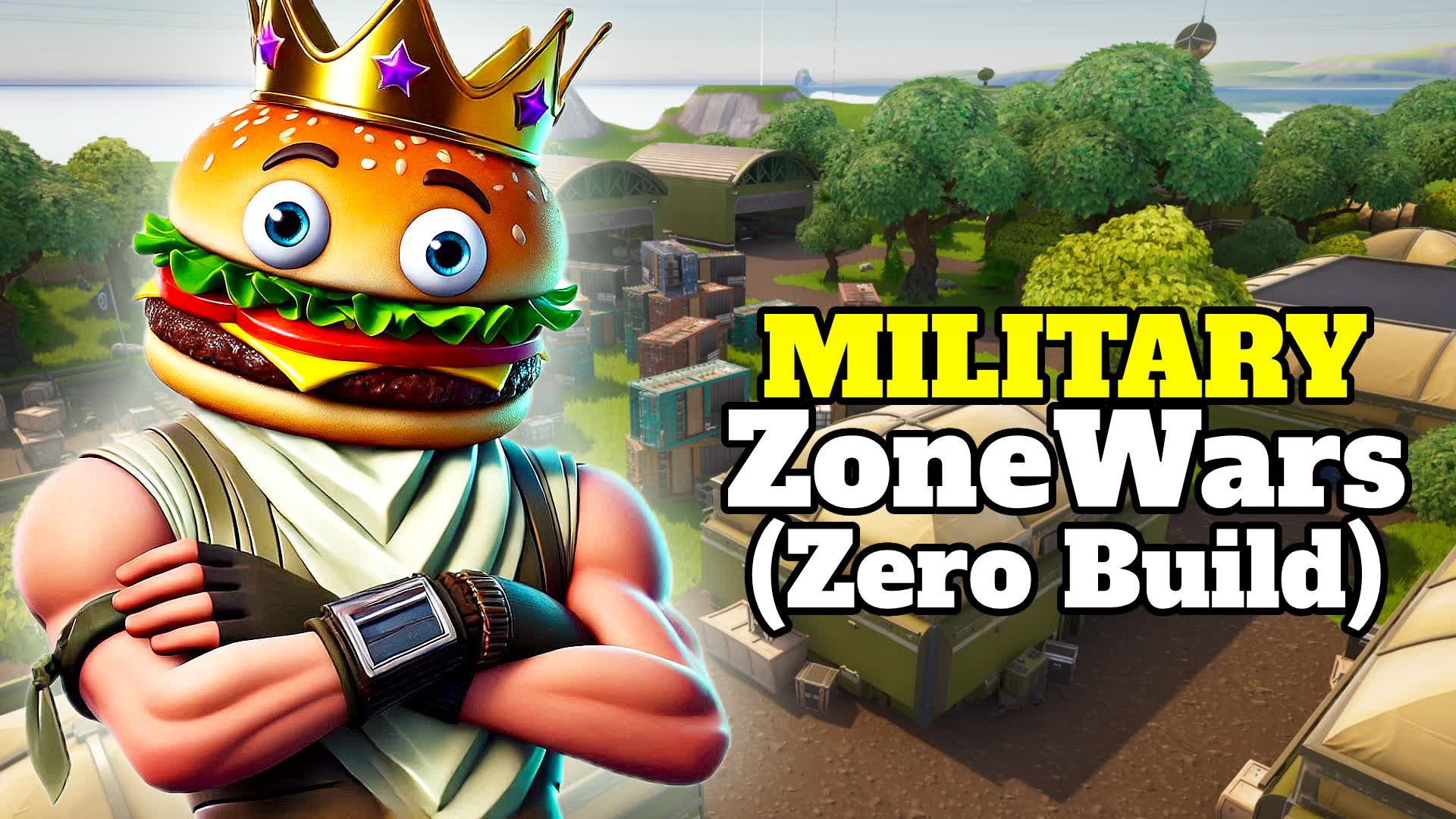 Military ZoneWars (Zero Build) 0486-0528-0191 by joeking - Fortnite Creative Map Code - Fortnite.GG