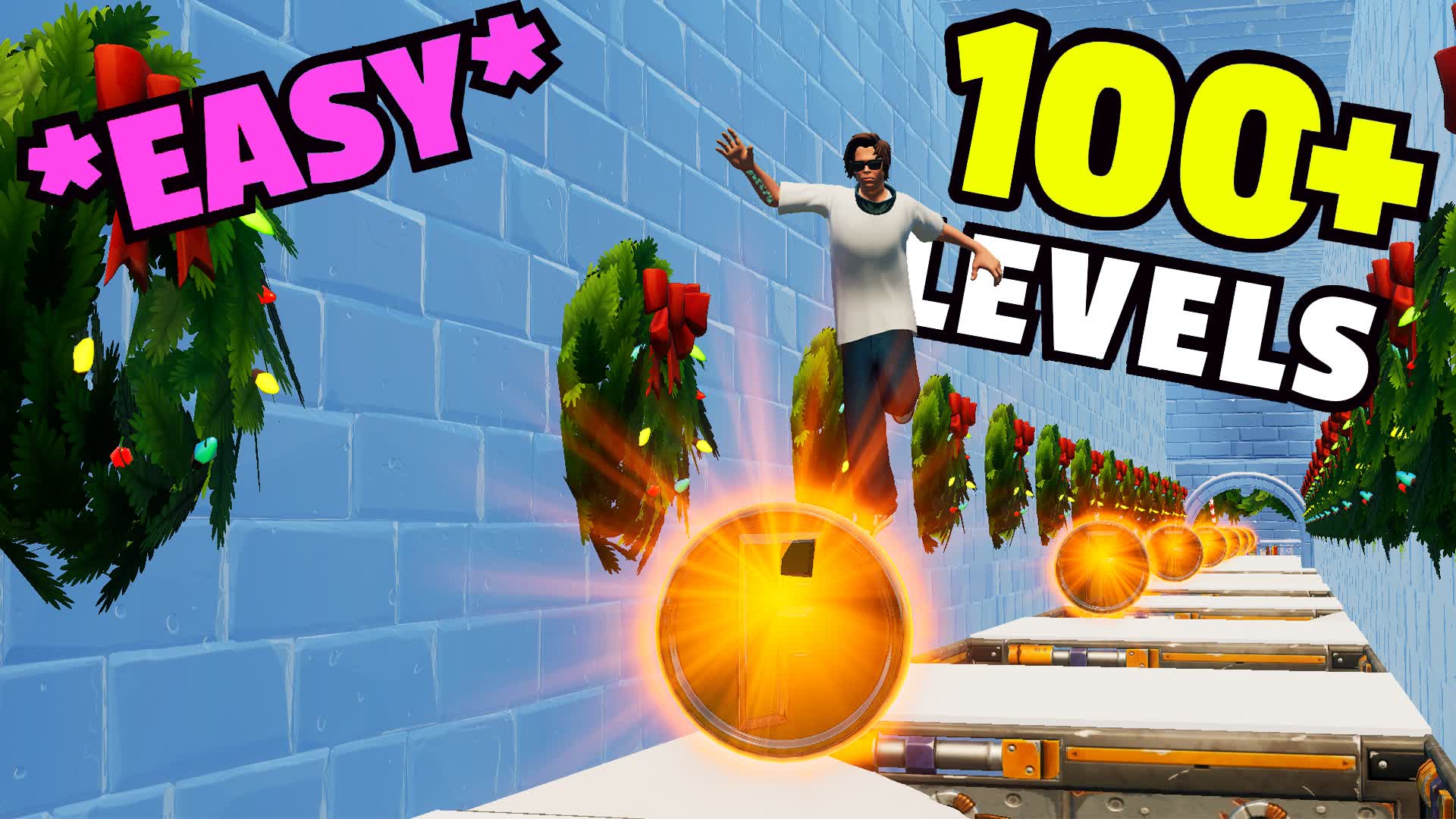🎁100 Levels Christmas Parkour🎁 4708-5759-1736 by funnycreator - Fortnite Creative Map Code ...