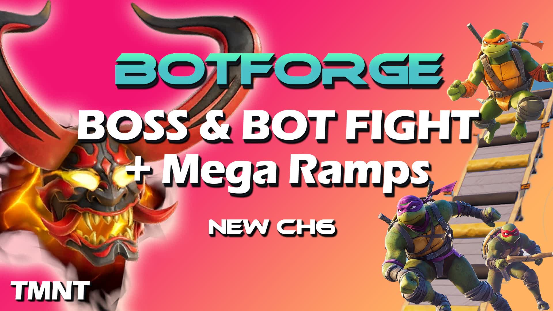 BOTFORGE: CH6 Boss Bot Fights Mega Ramps 5509-7320-6888 by centaurah - Fortnite Creative Map ...