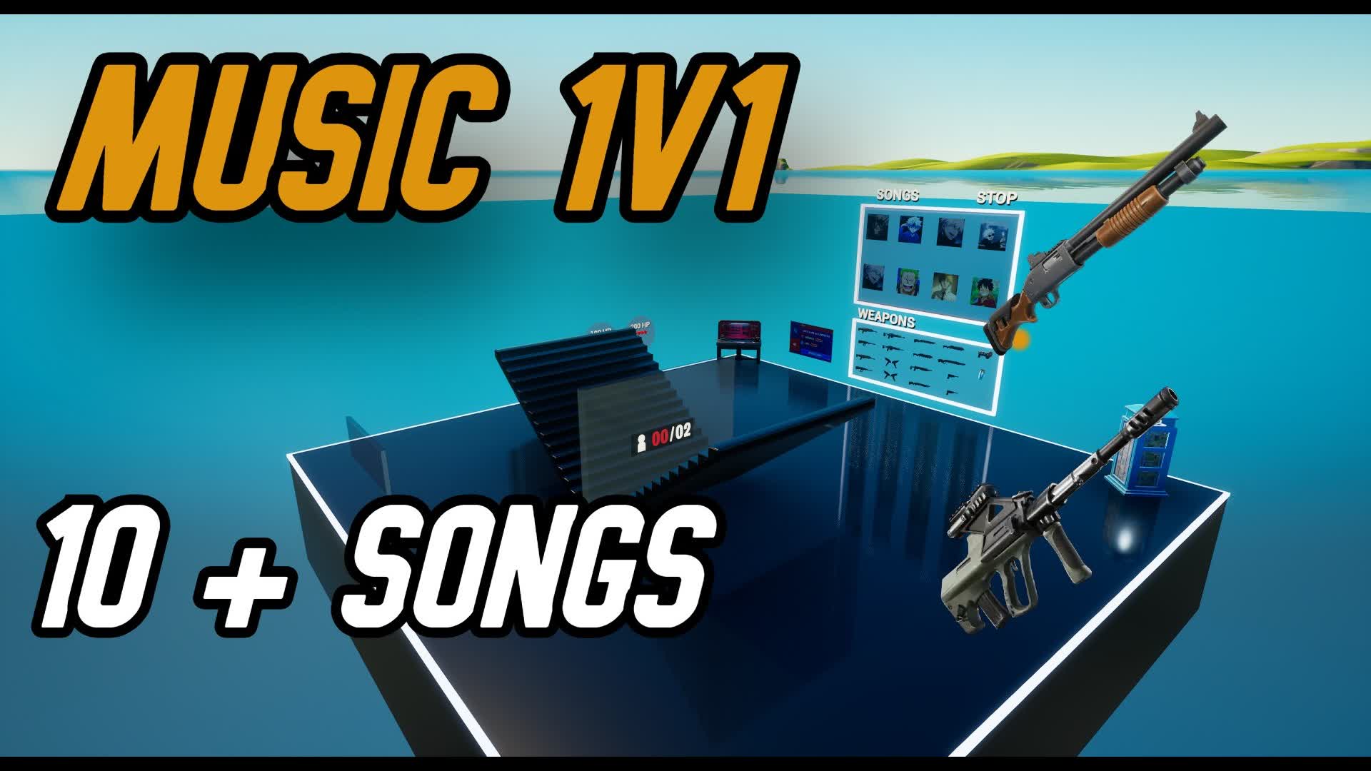 🏆MUSIC 1V1🎵 [10+ SONGS] 2617-6813-2912 by stefko7 - Fortnite Creative ...