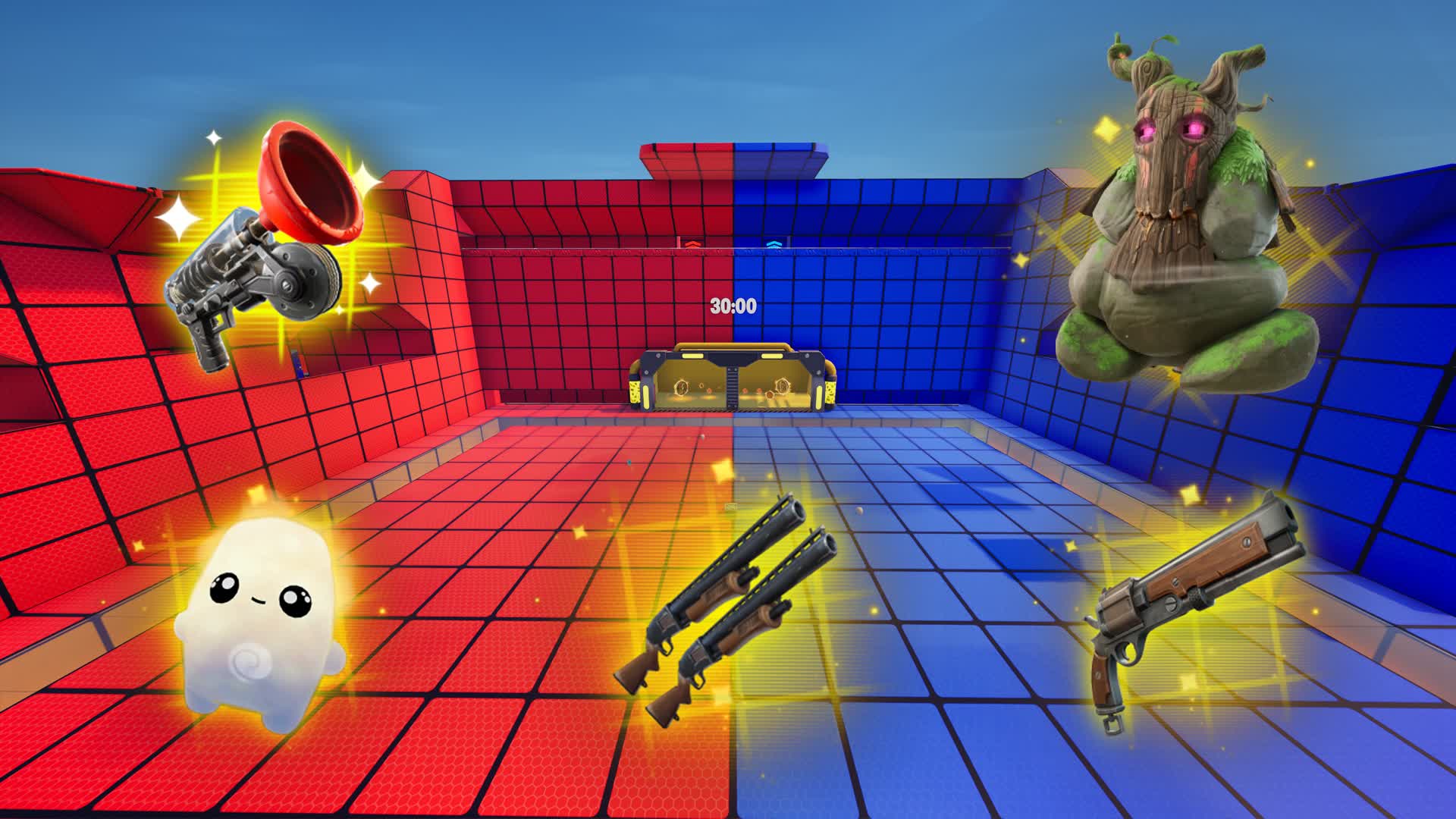 LEGEND RED VS BLUE 🔴🔵 7169-0908-0571 by mazuaz - Fortnite Creative Map ...