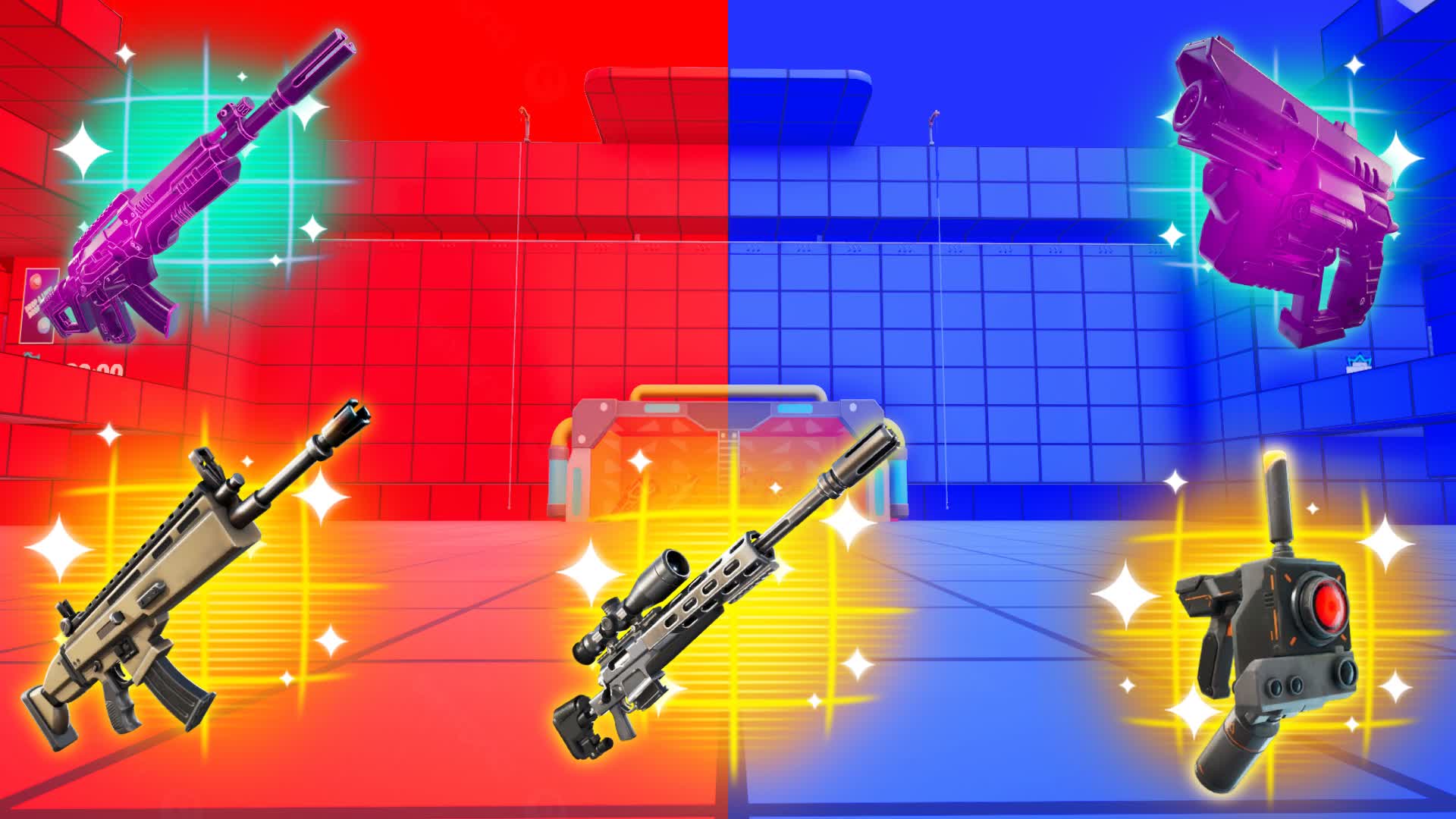 CRAZY SAMMY VS JANDEL RED VS BLUE 🔴🔵 9696-8285-8629 by gxmaps - Fortnite