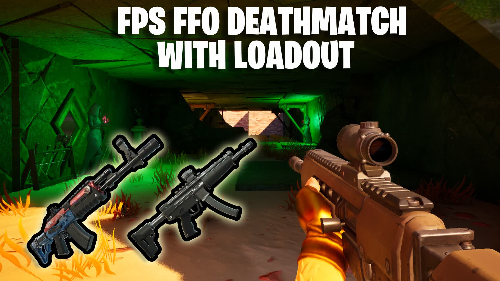 FIRST PERSON DEATHMATCH WITH LOADOUT 1624-4479-4190 by mapforge - Fortnite Creative Map Code ...