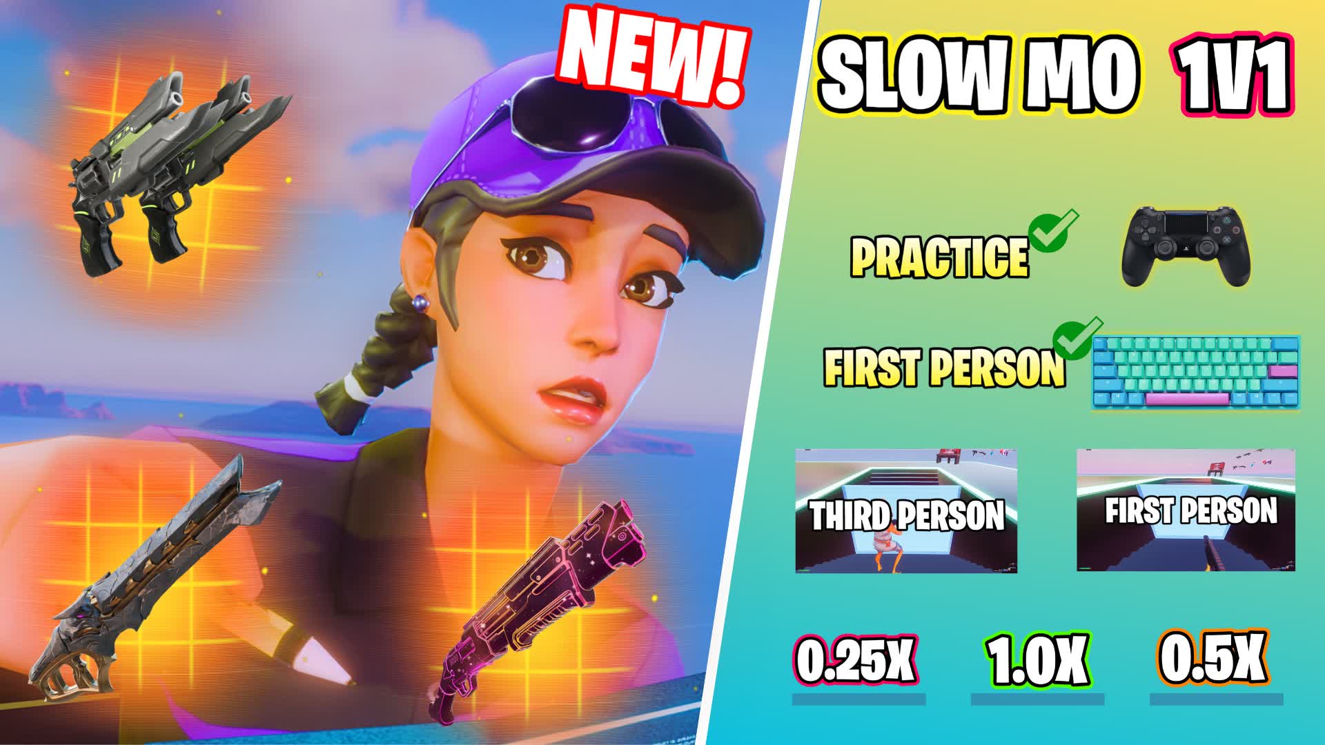 SLOW-MO 1V1 7123-5831-1826 by lil_bert - Fortnite Creative Map Code ...