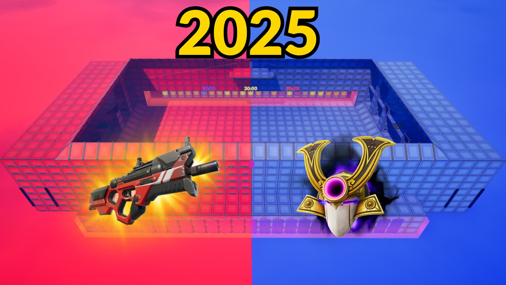 2025 RED VS BLUE 🔴🔵 0226-4973-6703 by emad - Fortnite Creative Map Code - Fortnite.GG