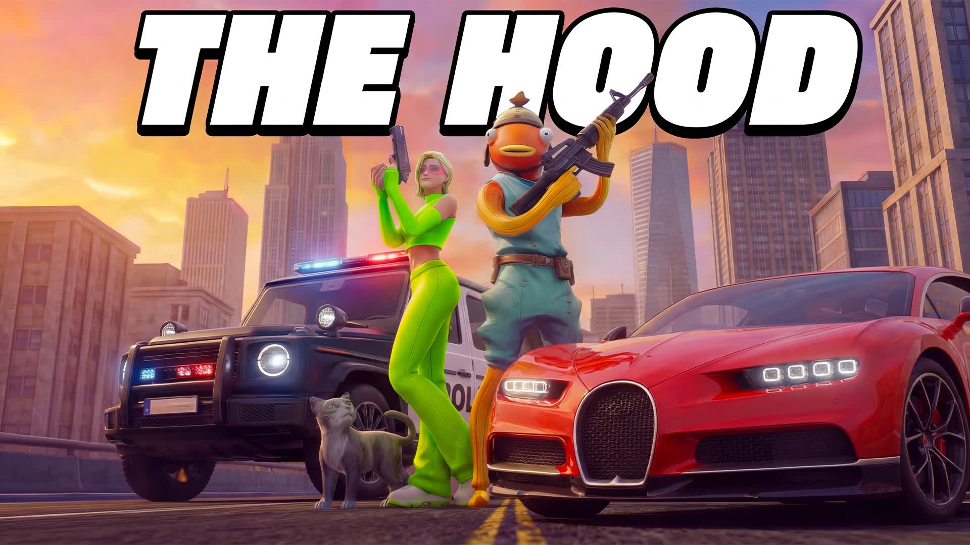 THE HOOD DRIVE 3926-2003-3381 by kaspa - Fortnite Creative Map Code ...