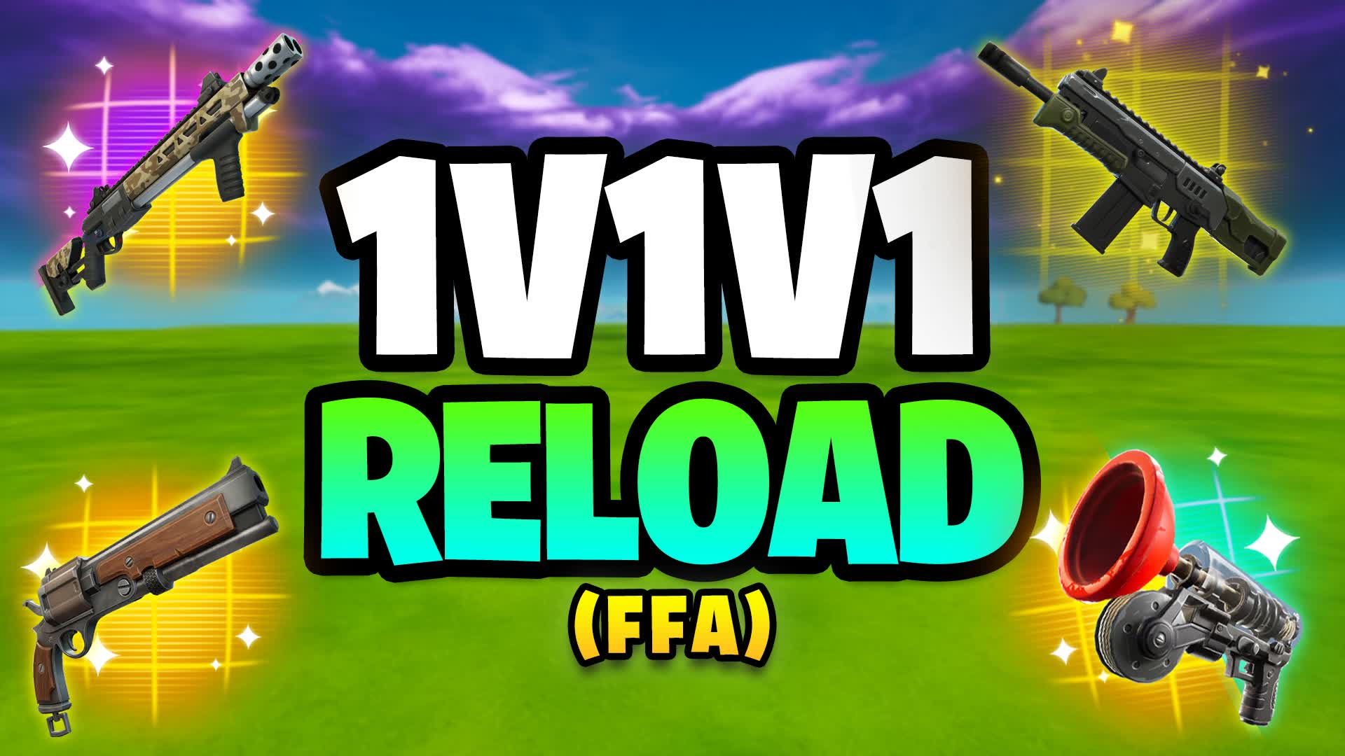 1v1v1 Reload - FFA (Realistic) 7864-4025-3332 by noobred1 - Fortnite Creative Map Code - Fortnite.GG