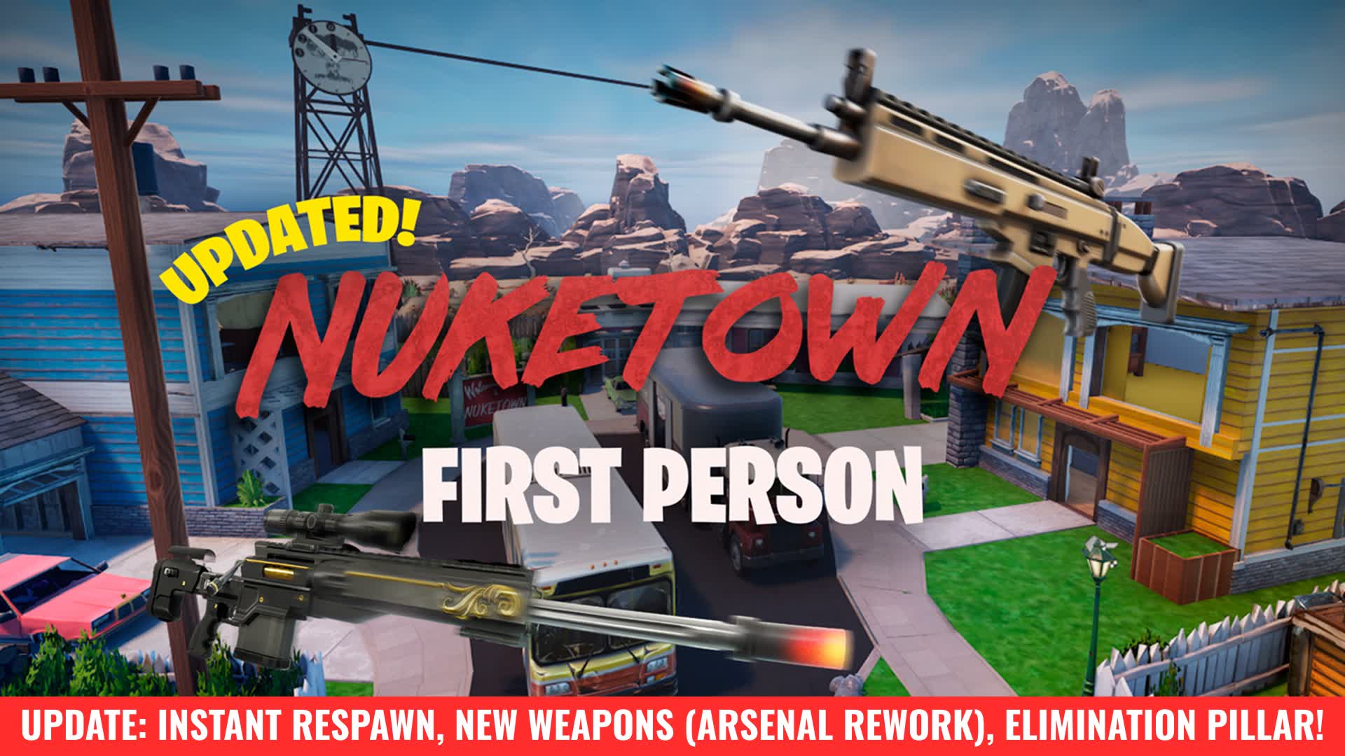 ⭐️FIRST PERSON FFA - NUKETOWN - 6403-9480-6539 | Fortnite Zone