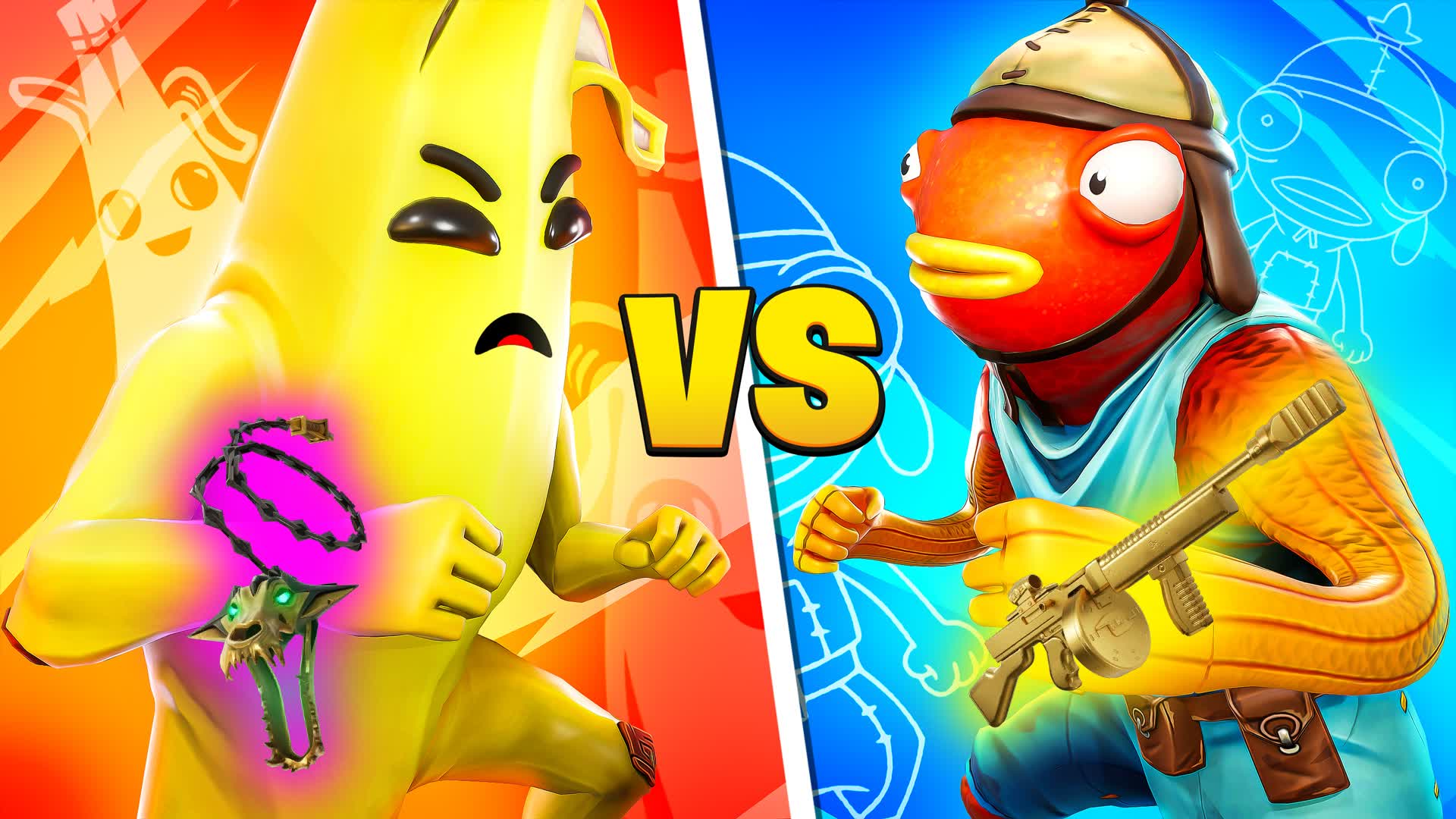 🍌PEELY VS FISHSTICKS🐟 8193-4513-8926 by rvus - Fortnite Creative Map ...