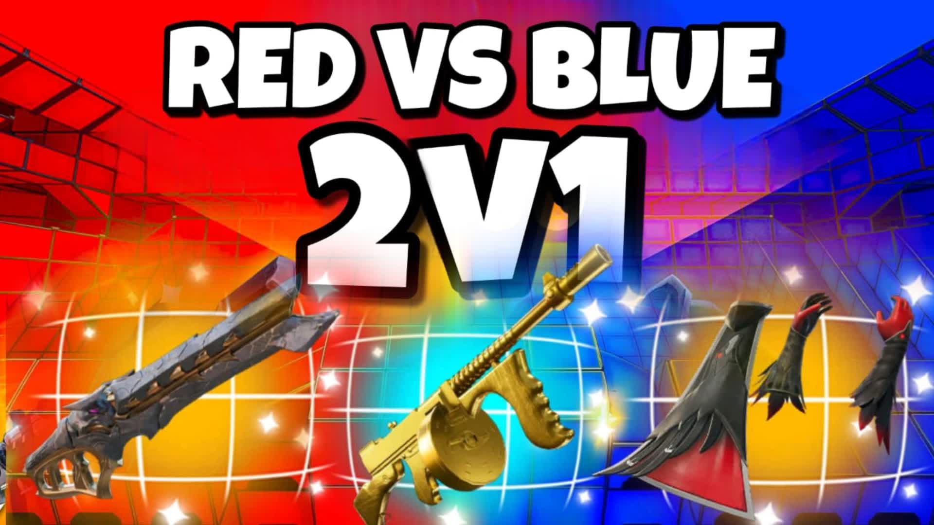 RED VS BLUE ANGRY 2V1 1426-3339-2644 by ha0 - Fortnite