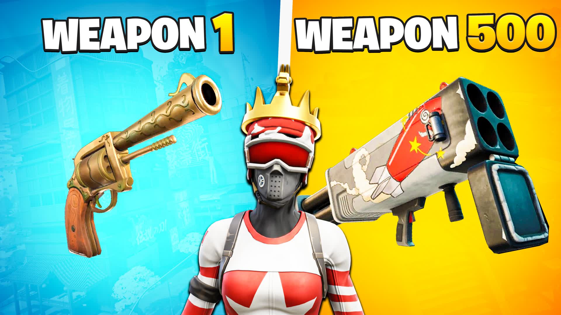 👑 I'M THE KING 💥 GUN GAME! 1222-0947-6073 by chap - Fortnite Creative Map Code - Fortnite.GG