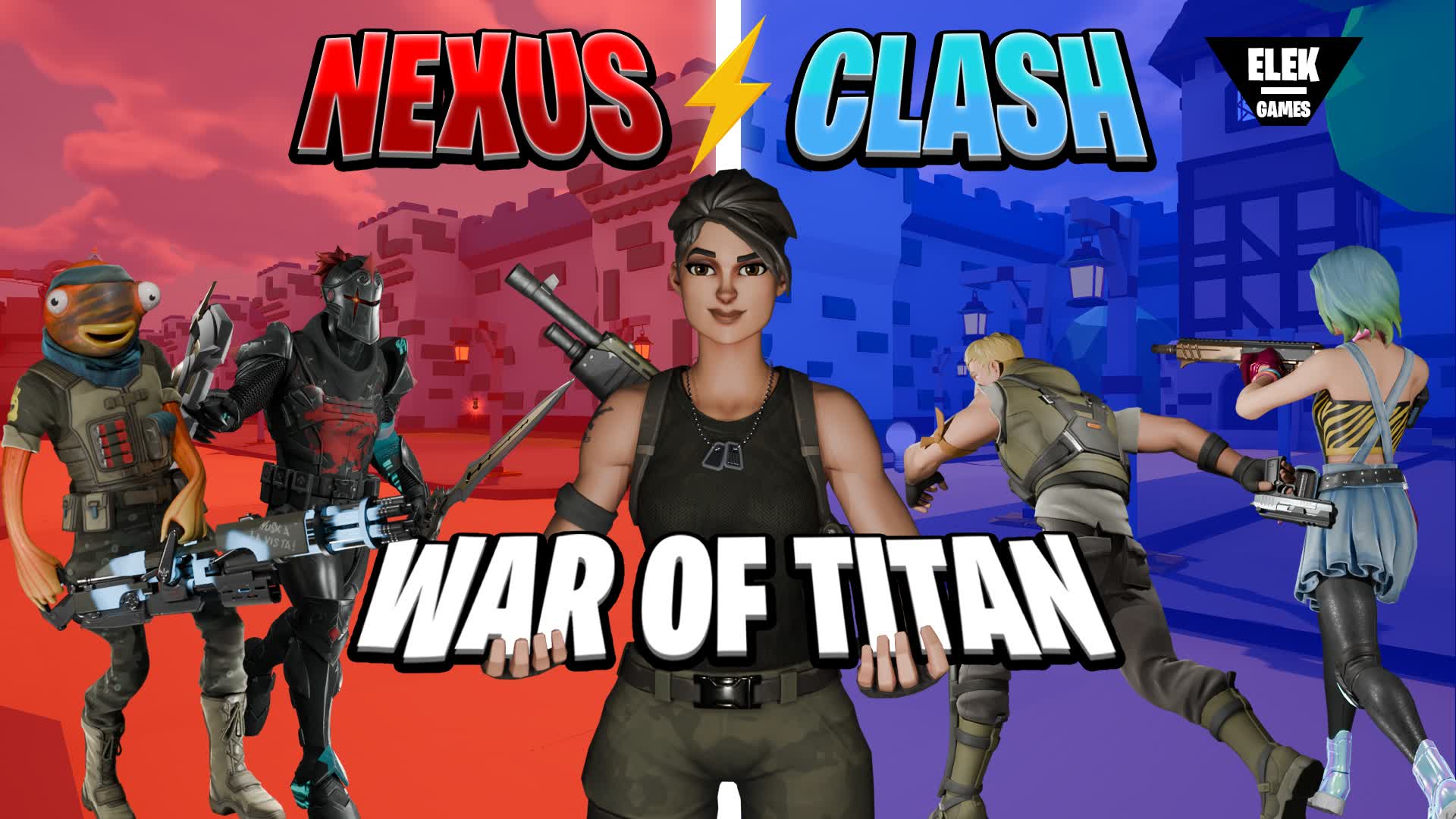 NEXUS⚡CLASH | RED VS BLUE 🔴🔵 8689-1980-0889 by elekmaet - Fortnite ...