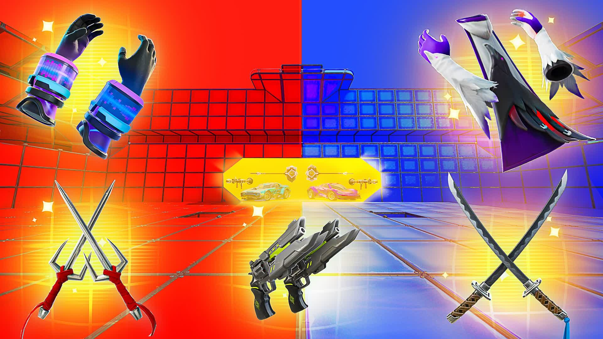 TMNT SUPER RED VS BLUE 🔴🔵 (1498-6588-6678) by typicalgamer - Fortnite Creative Map - FCHQ.io