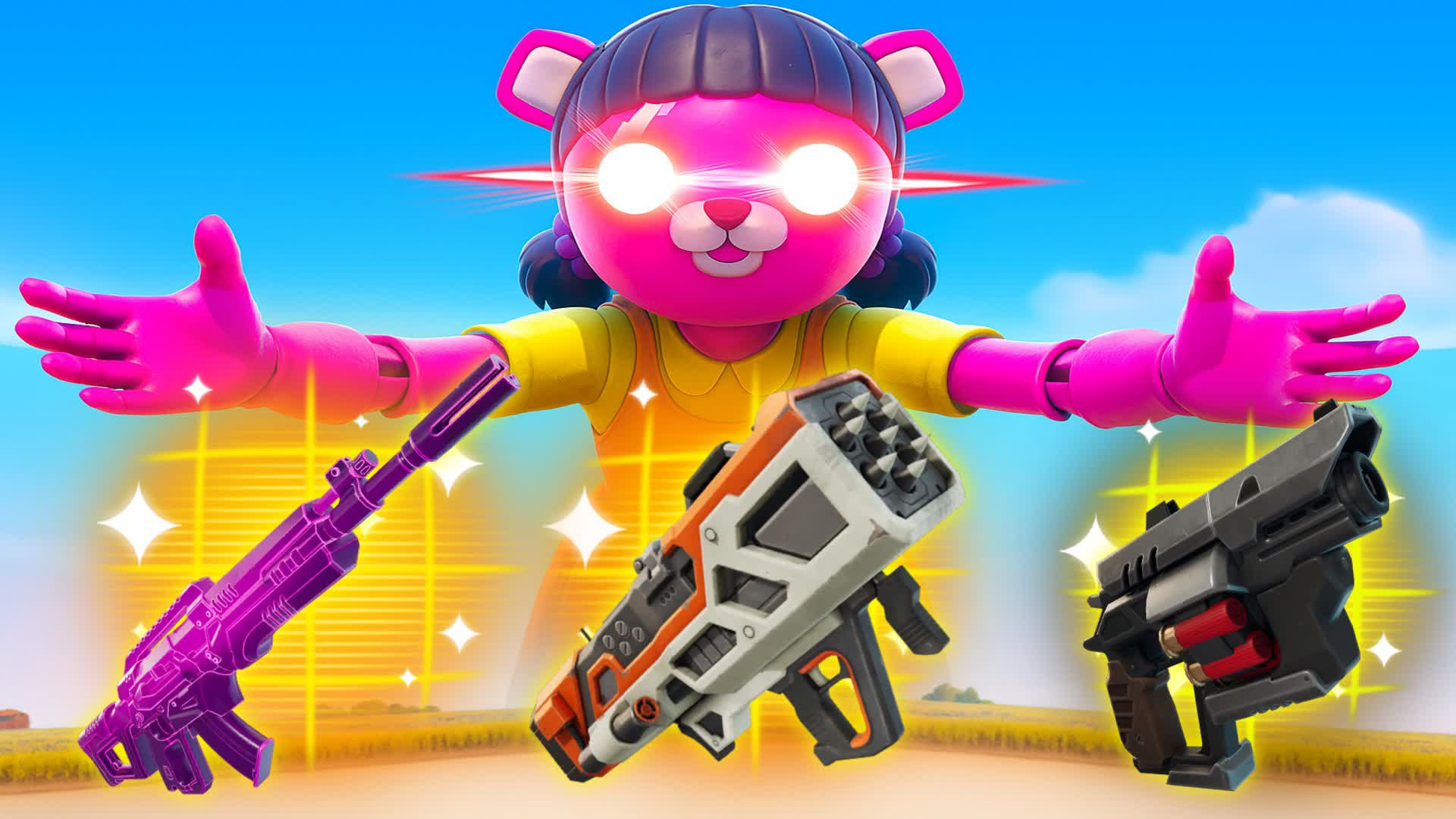 CRAZY AURA FFA 1V1 WITH EVERY GUN 8740-5457-4559 by hybrixmaps - Fortnite