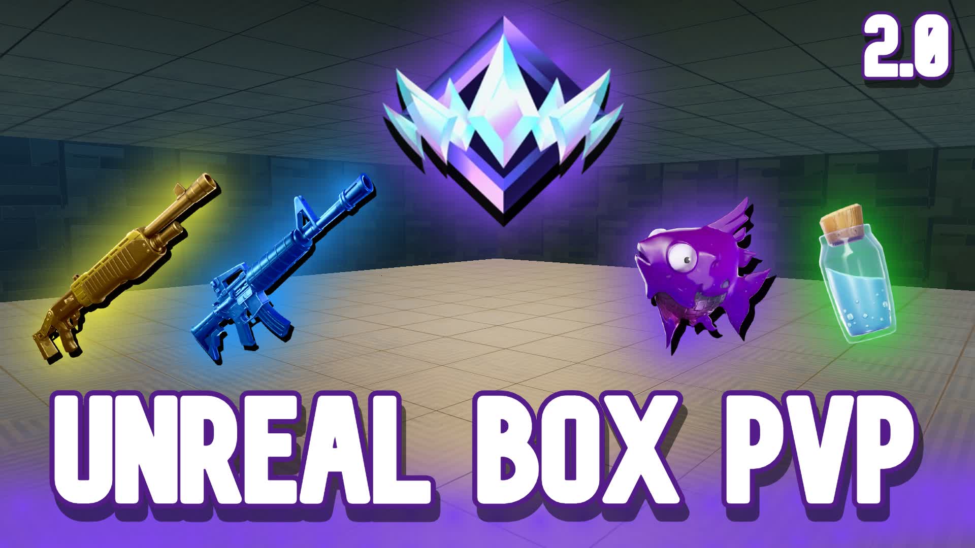 Unreal Box PVP 0975-7388-2707 by starrex - Fortnite Creative Map Code ...