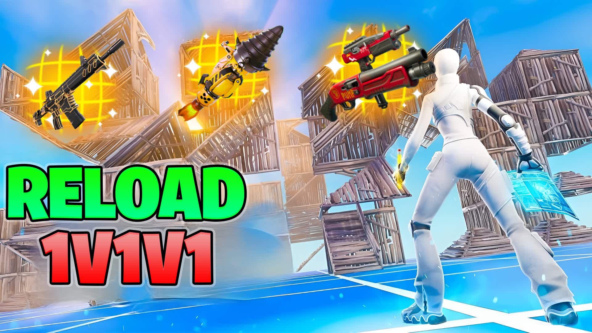 FUN 1v1v1 Realistic PVP 0653-1246-0267 by magril - Fortnite Creative Map Code - Fortnite.GG