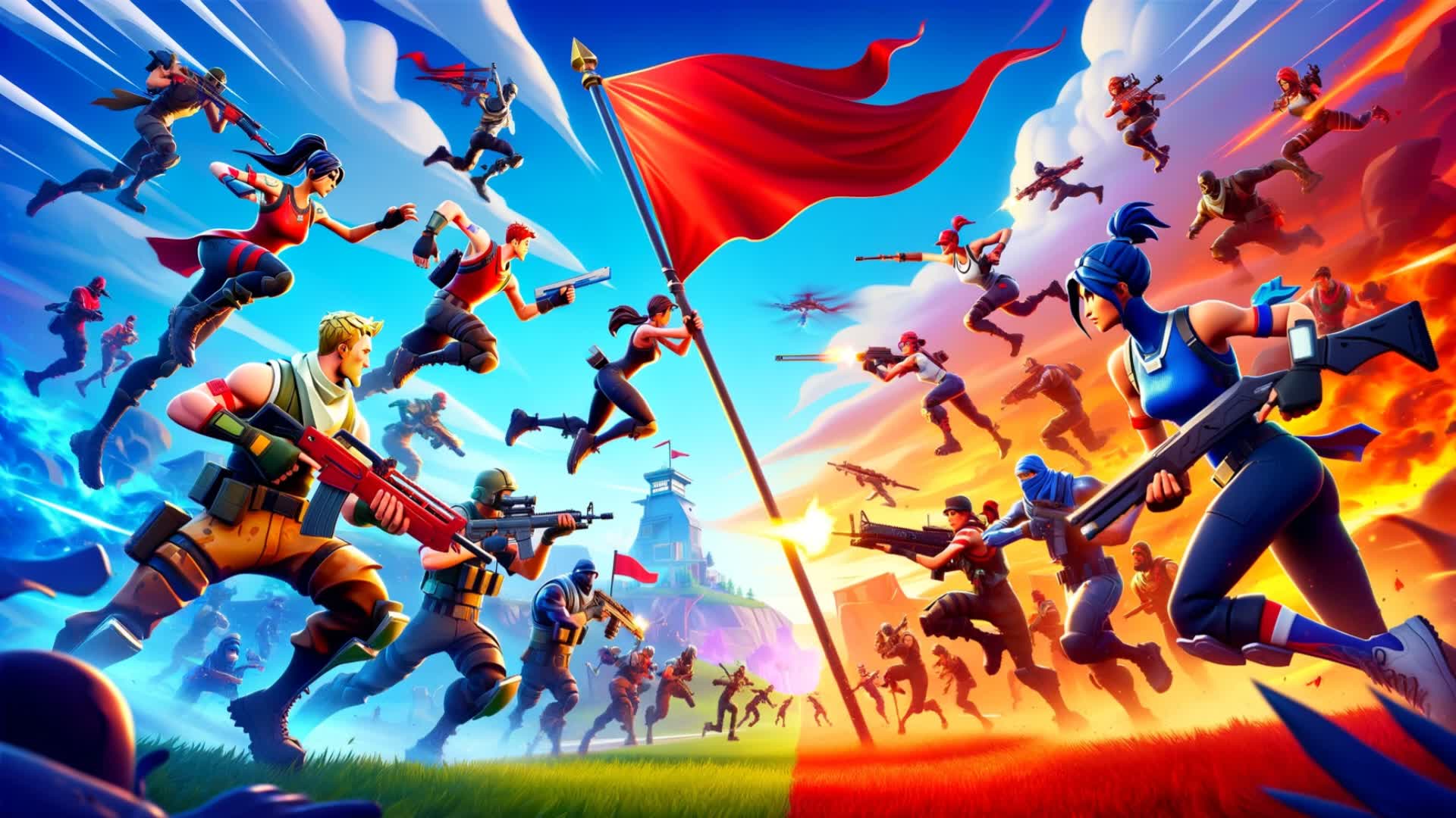 MEGA CAPTURE THE FLAG🚩 0356-2675-9781 by team_fh - Fortnite Creative ...