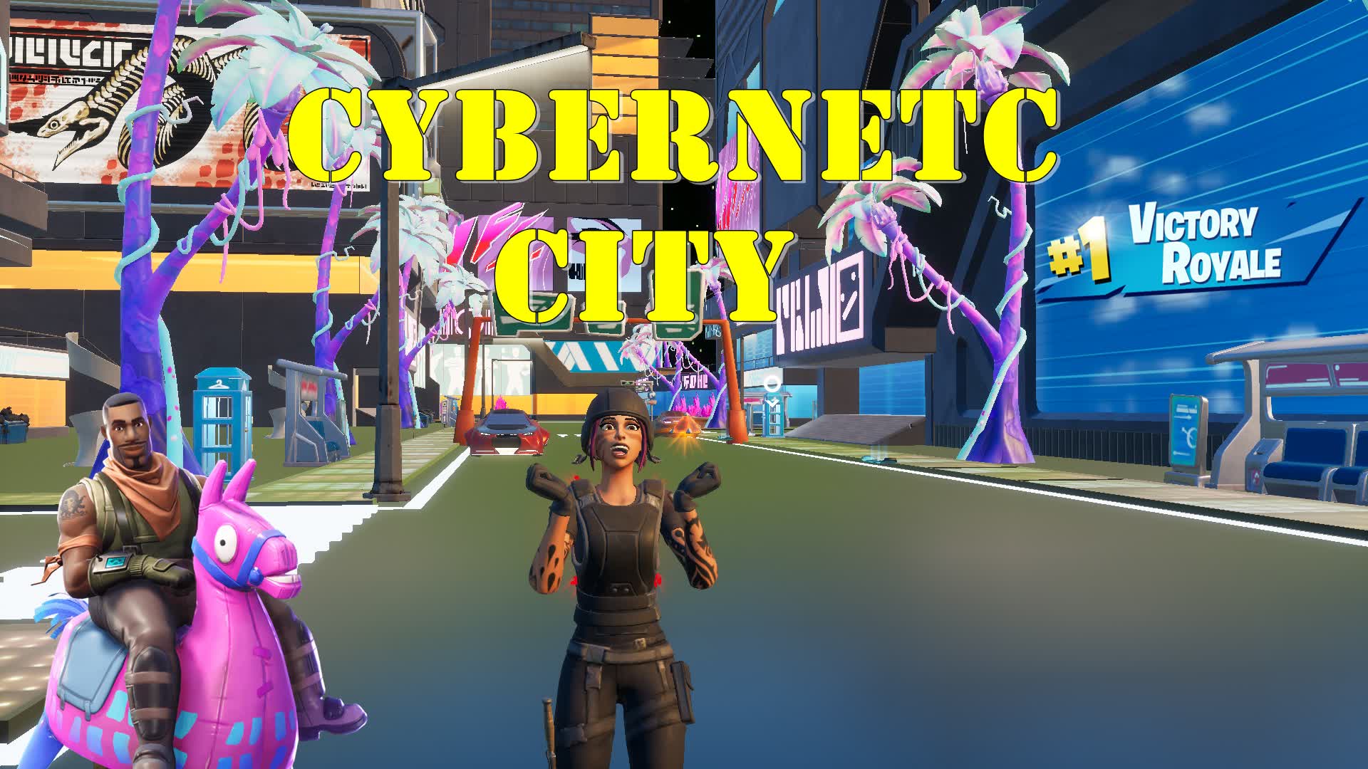 Cybernetic City 0820-2575-2923 by rbyshadowz - Fortnite Creative Map ...