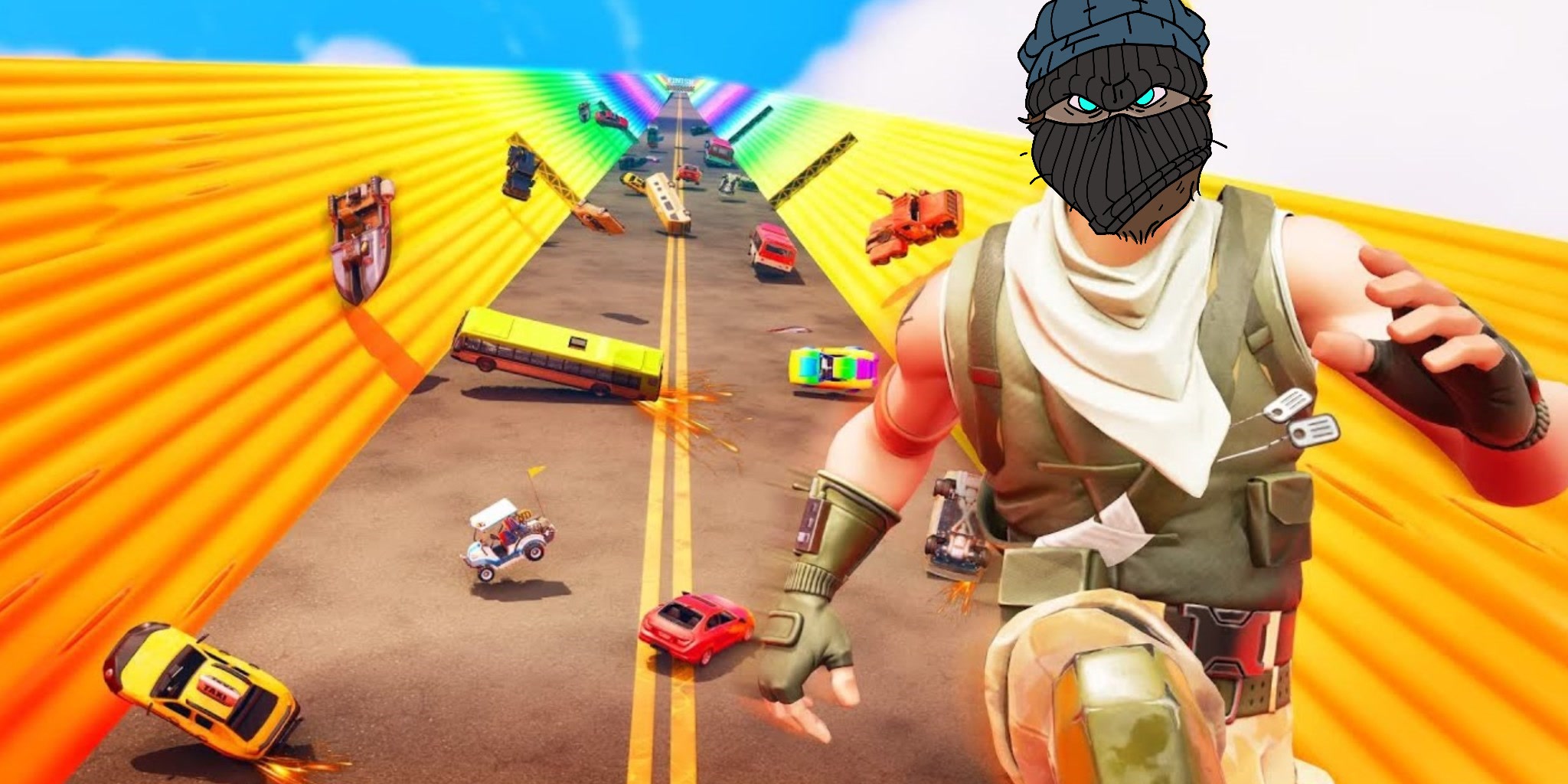 Mega Ramp Rush 8520-1839-6616 by dread - Fortnite Creative Map Code ...