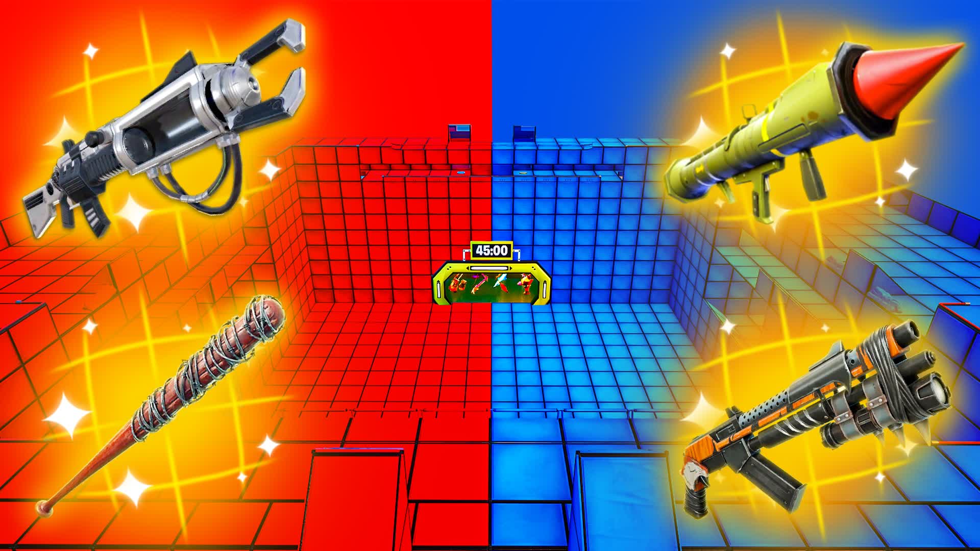 TWDU RED VS BLUE 🔴🔵 (CARS) MR7 9524-8061-6618 by mr.7 - Fortnite ...