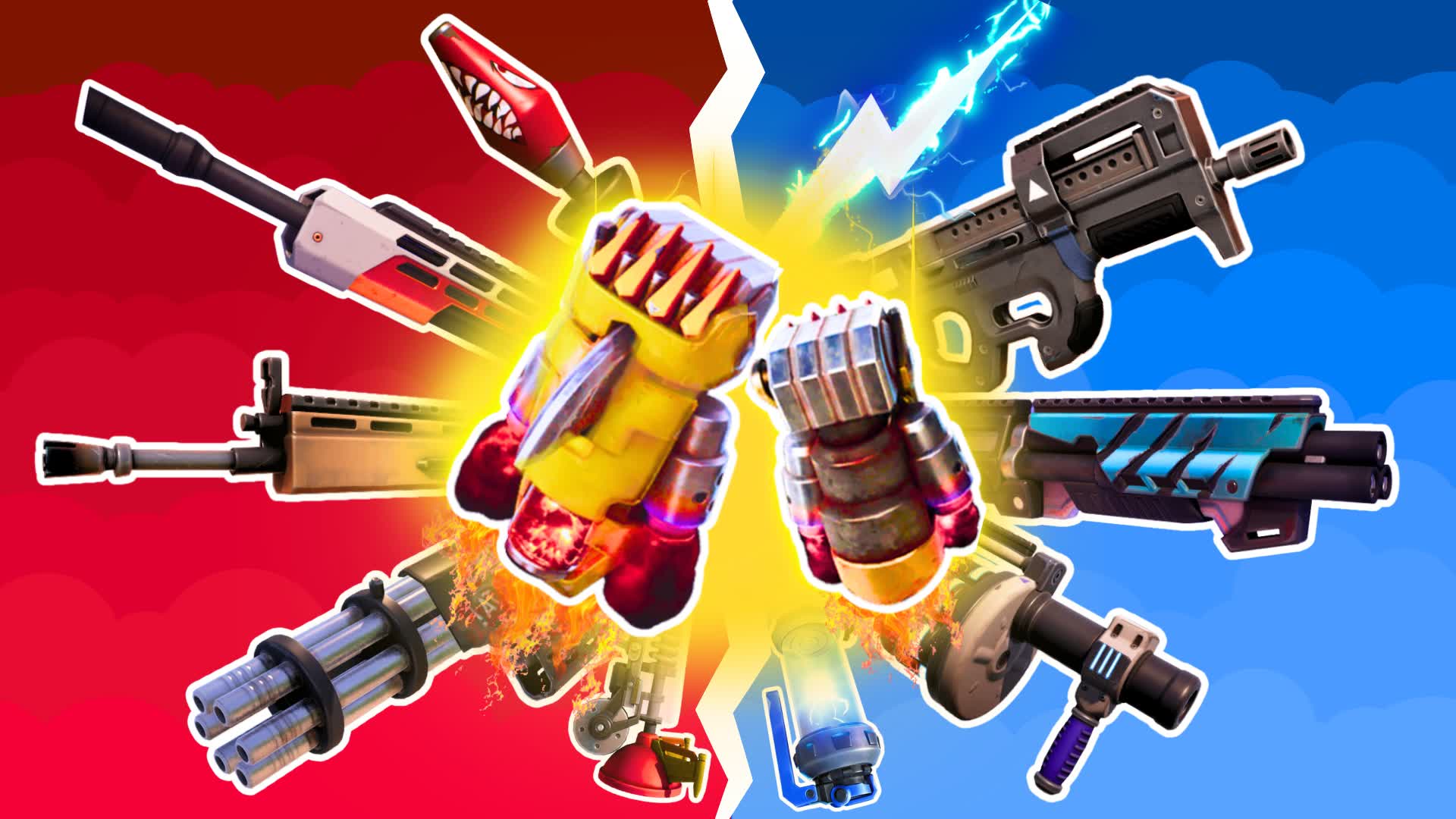 🔥RED vs BLUE💎 TYCOON 0451-2340-6052 by johnnyblueprint - Fortnite