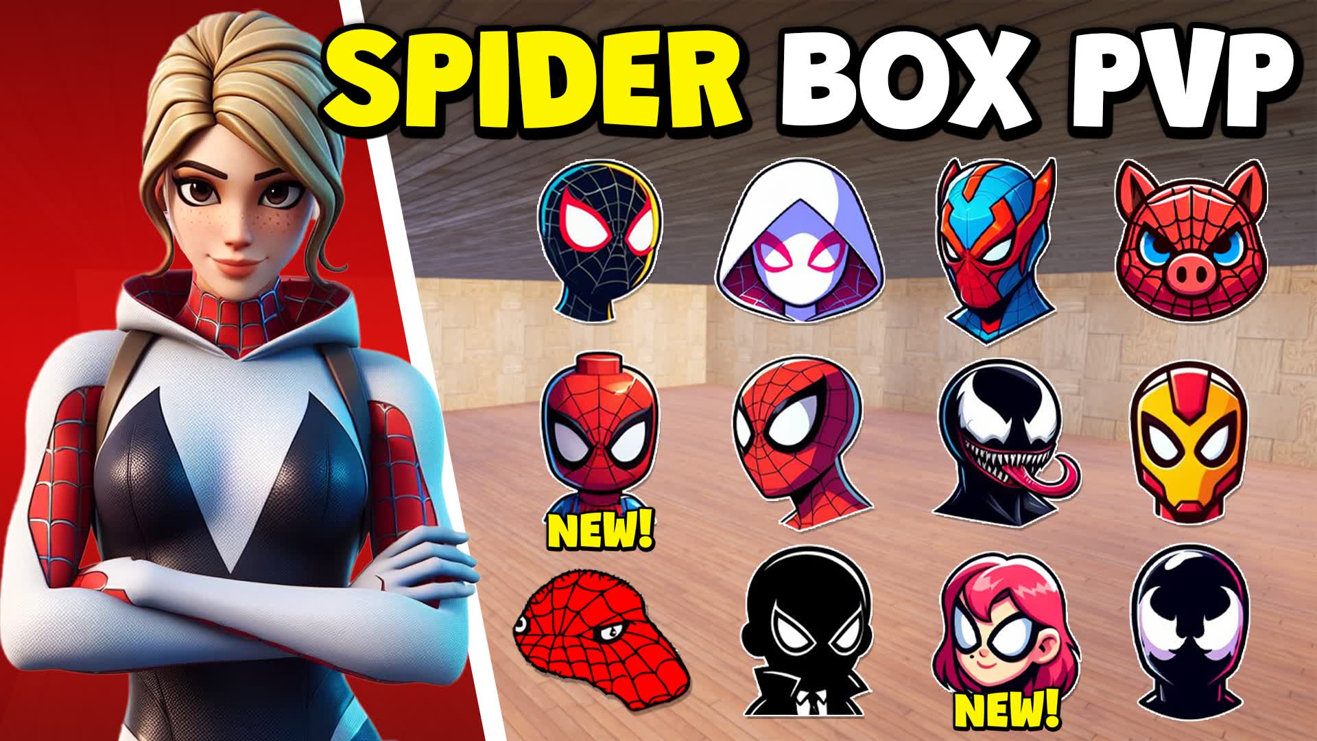 SPIDER BOX PVP 📦🕷️ 0985-6840-8296 by jins - Fortnite Creative Map Code ...