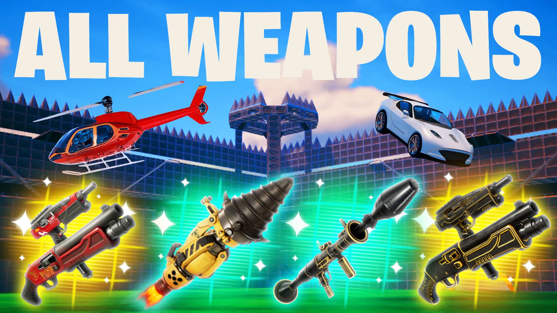 ALL WEAPON 1V1 MEGA ARENA 8061-7219-1393 by big_cat_creators - Fortnite ...