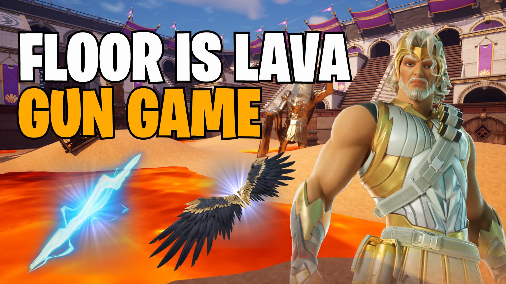 THE FLOOR IS LAVA - GUN GAME 2778-0962-2295 von okepler – Fortnite