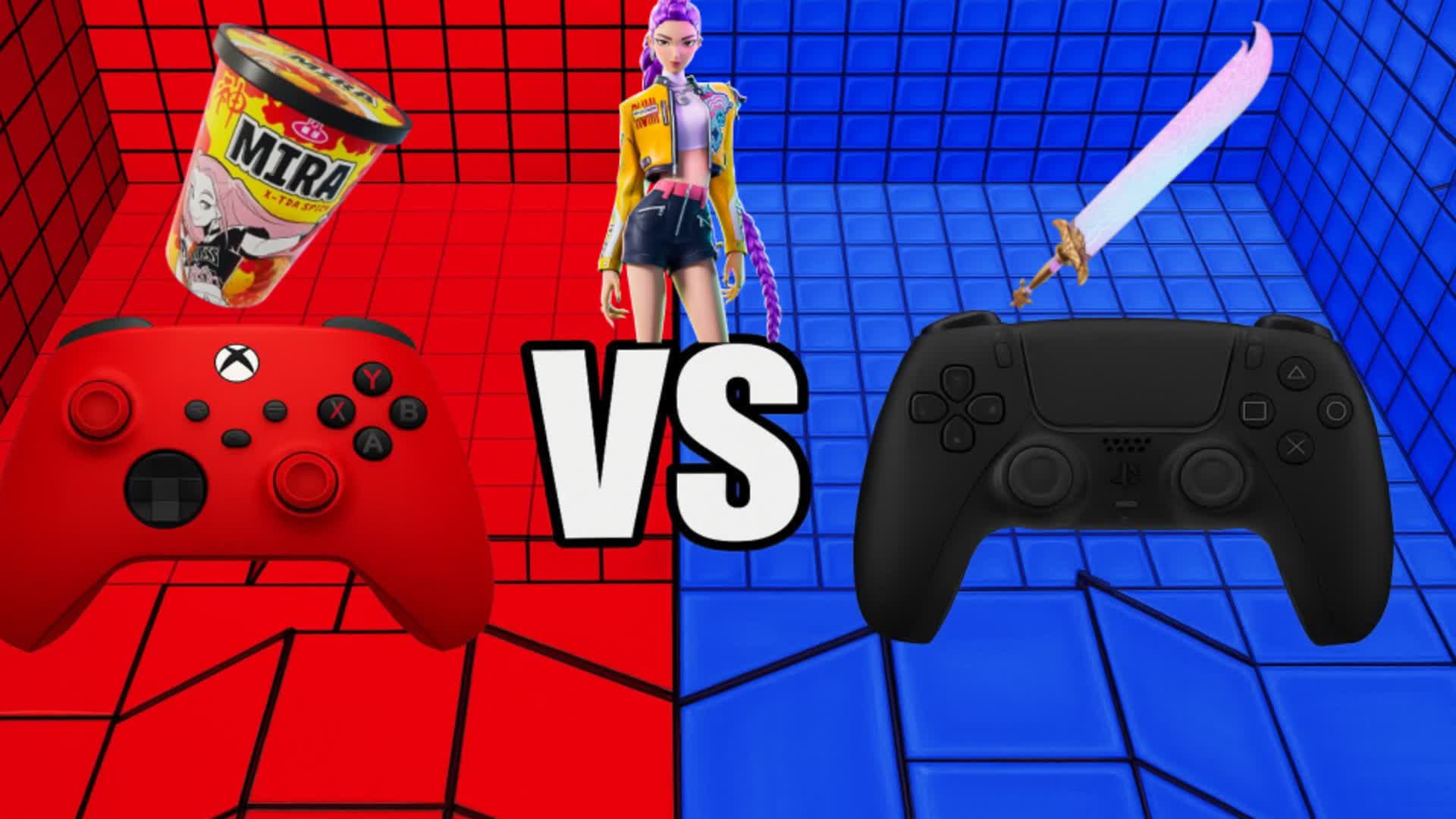 K POP SUPER RED V BLUE🔴🔵 0495-4862-8118 by yellow-cat - Fortnite ...