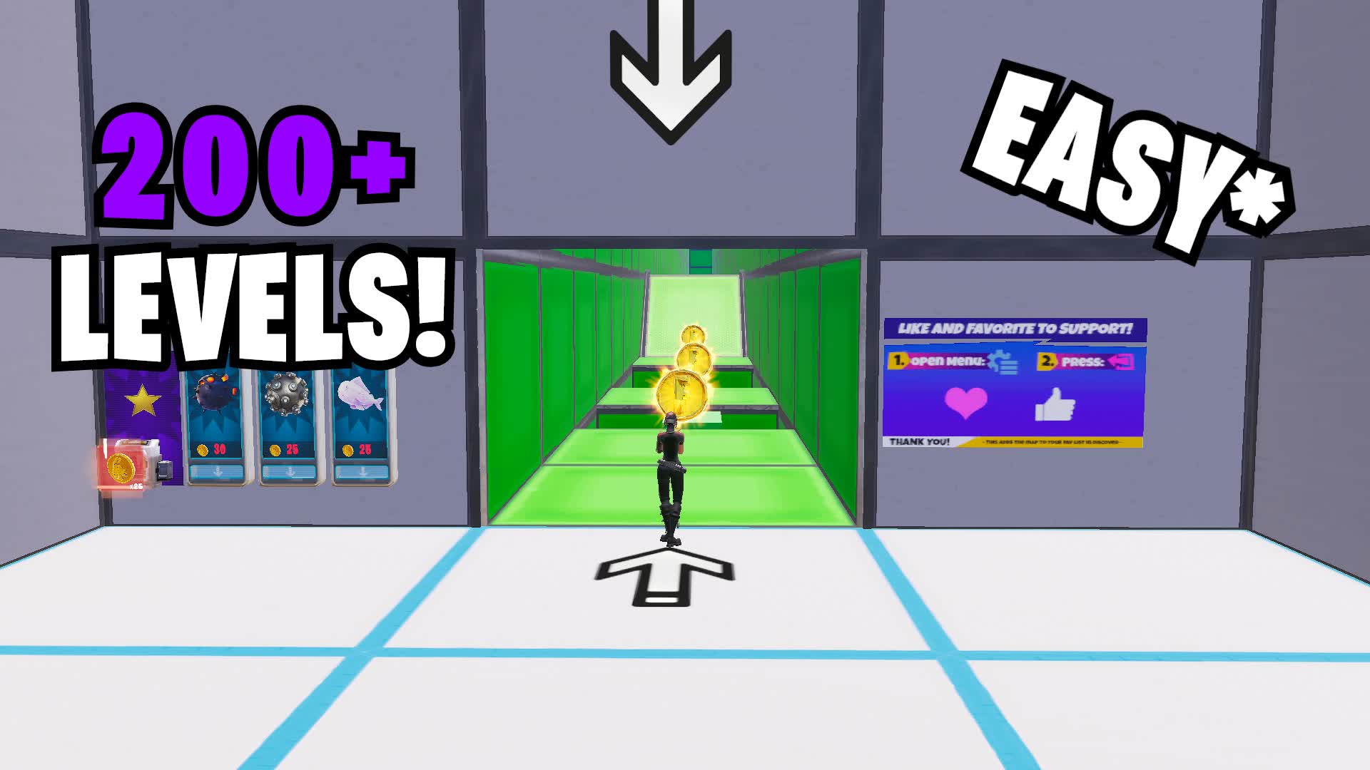 200+ Level Easy Deathrun⭐ 2388-1255-6049 by 5x30 - Fortnite Creative Map Code - Fortnite.GG