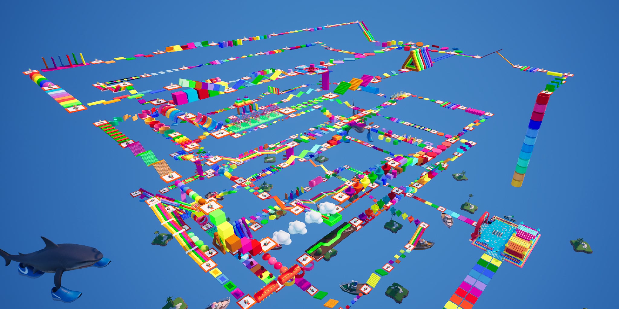 🌈 EASY OBBY PARKOUR ⭐ 200+ LEVELS 1026-8832-1220 by ponczekstudio - Fortnite Creative Map Code ...