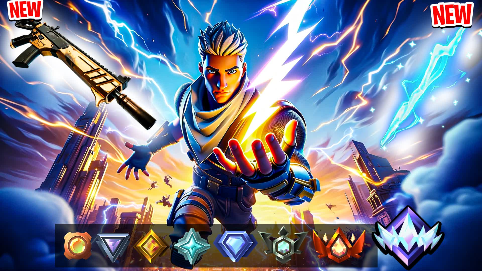 🌩The ThunderBolt CITY - RANKED FFA 0411-6931-2573 من ابتكار ovt94 ...